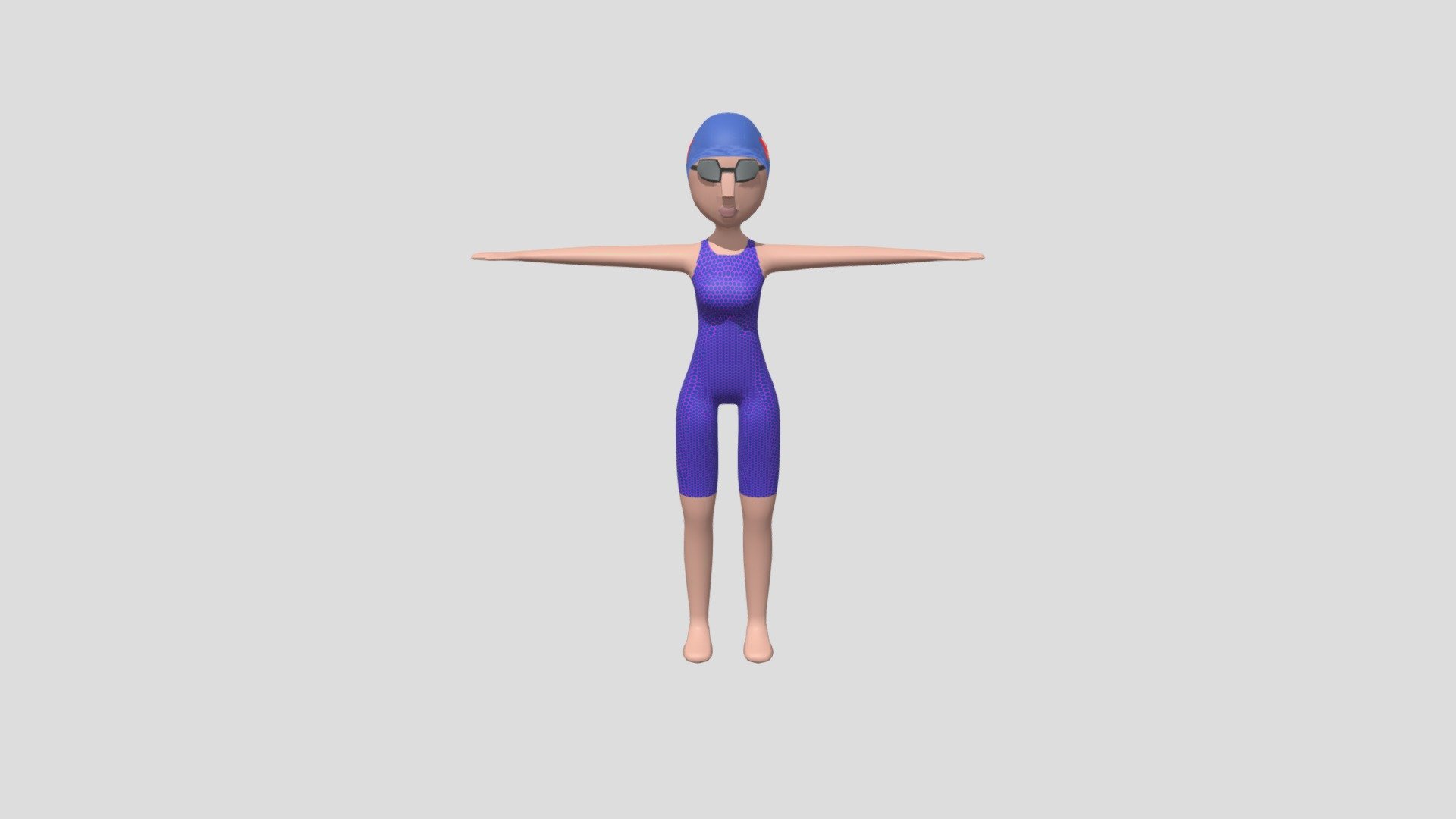 Swimmer - 3D model by Jasmine6 [433aa11] - Sketchfab