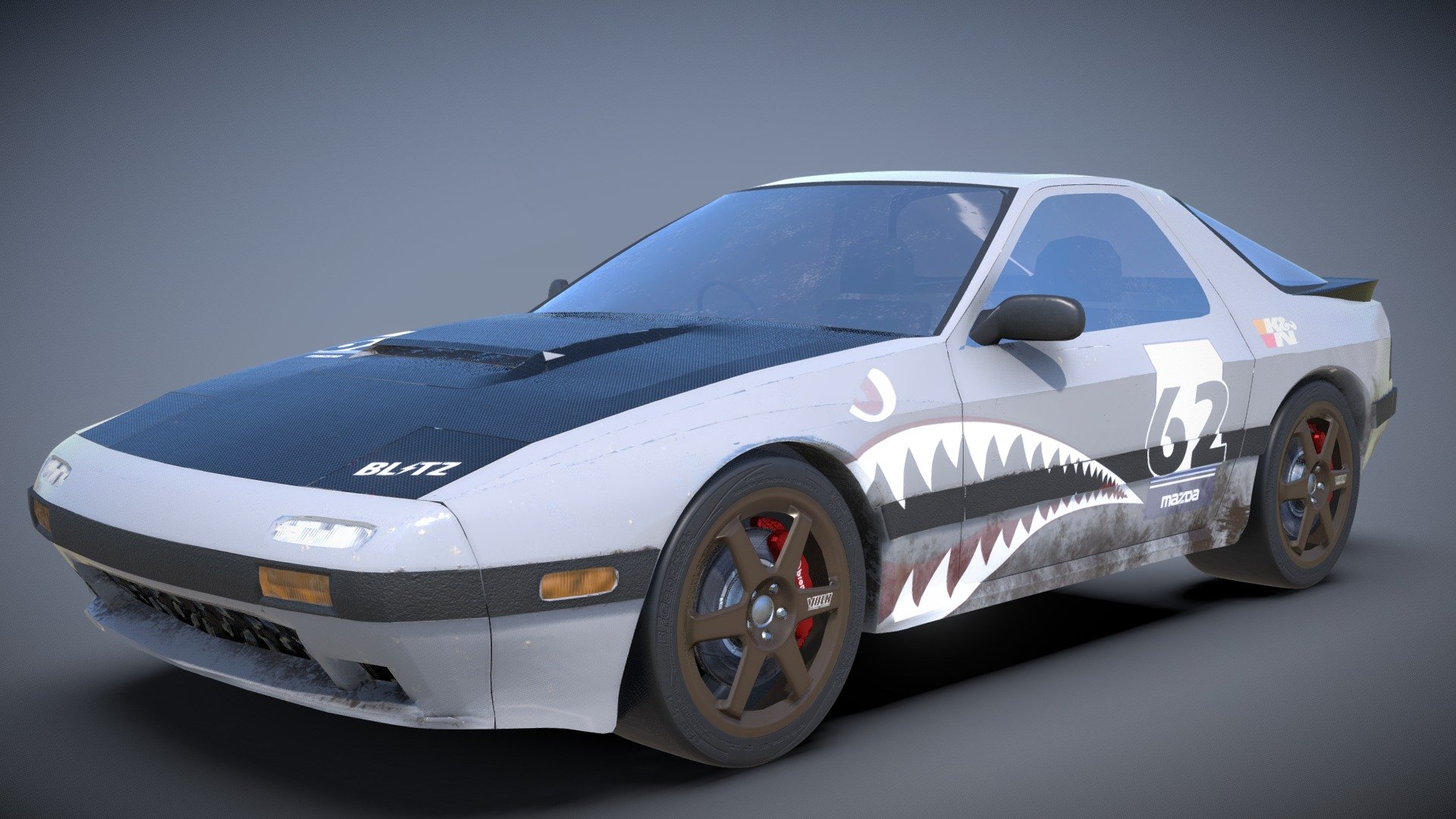 Mazda RX-7 Savana - 3D model by AtomicCraze [433acd2] - Sketchfab
