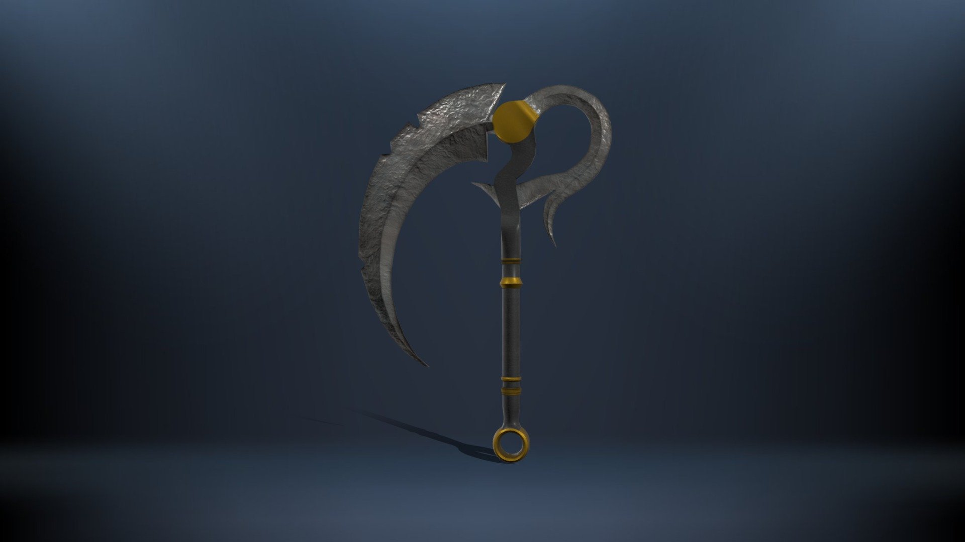 Fantasy Medieval Scythe - Download Free 3D model by Evan16 (@evan_16 ...