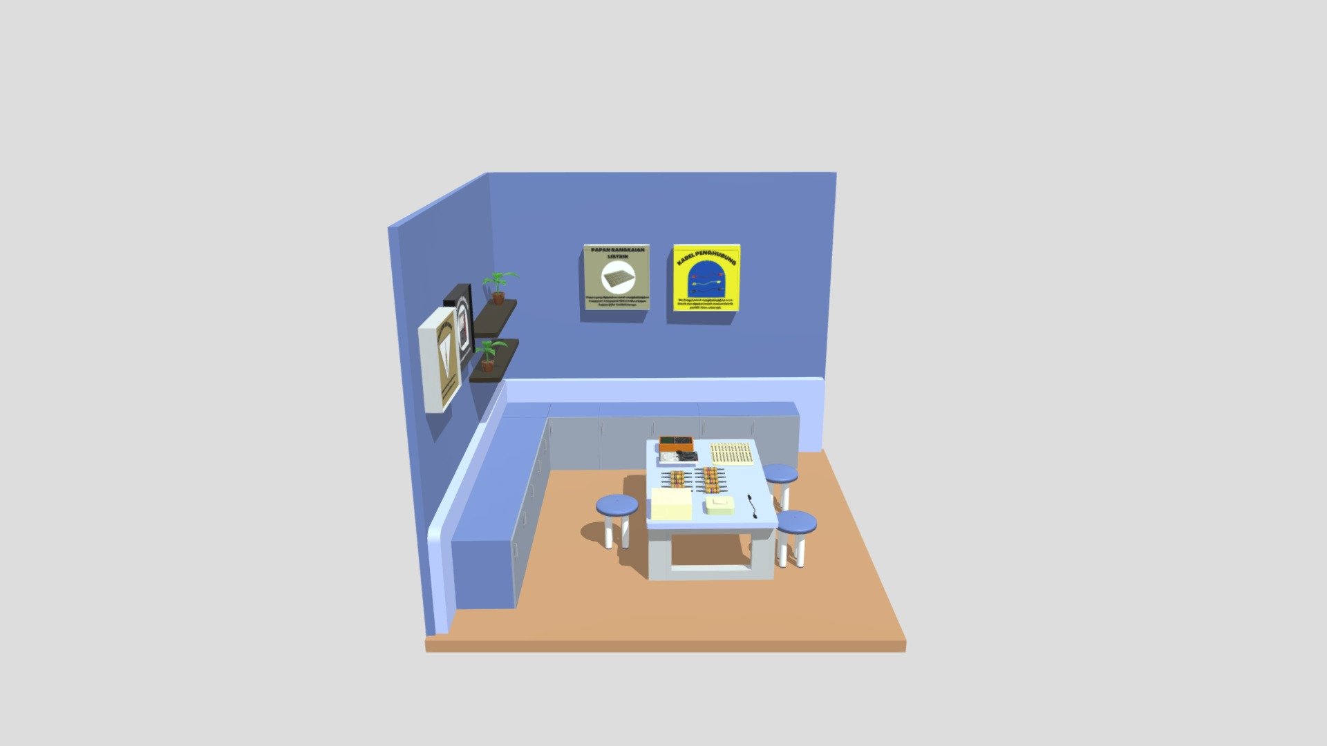 Ruangan 5 - Download Free 3D model by LucHi (@reajeans) [433dbe9 ...