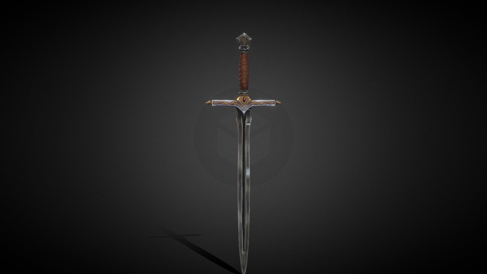 painted sword - Download Free 3D model by Cleydson.Paes [433f1aa ...