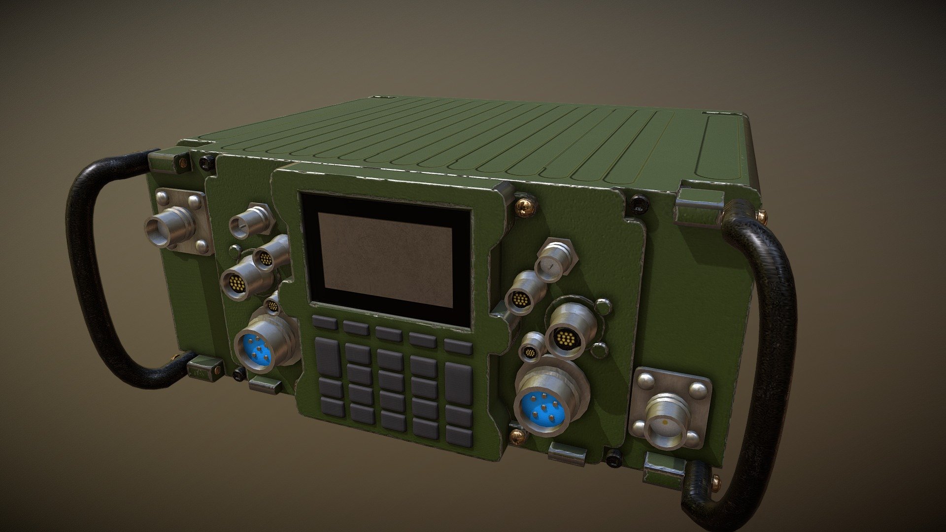 Military Radio - 3D model by bmsmith211 [433ffff] - Sketchfab