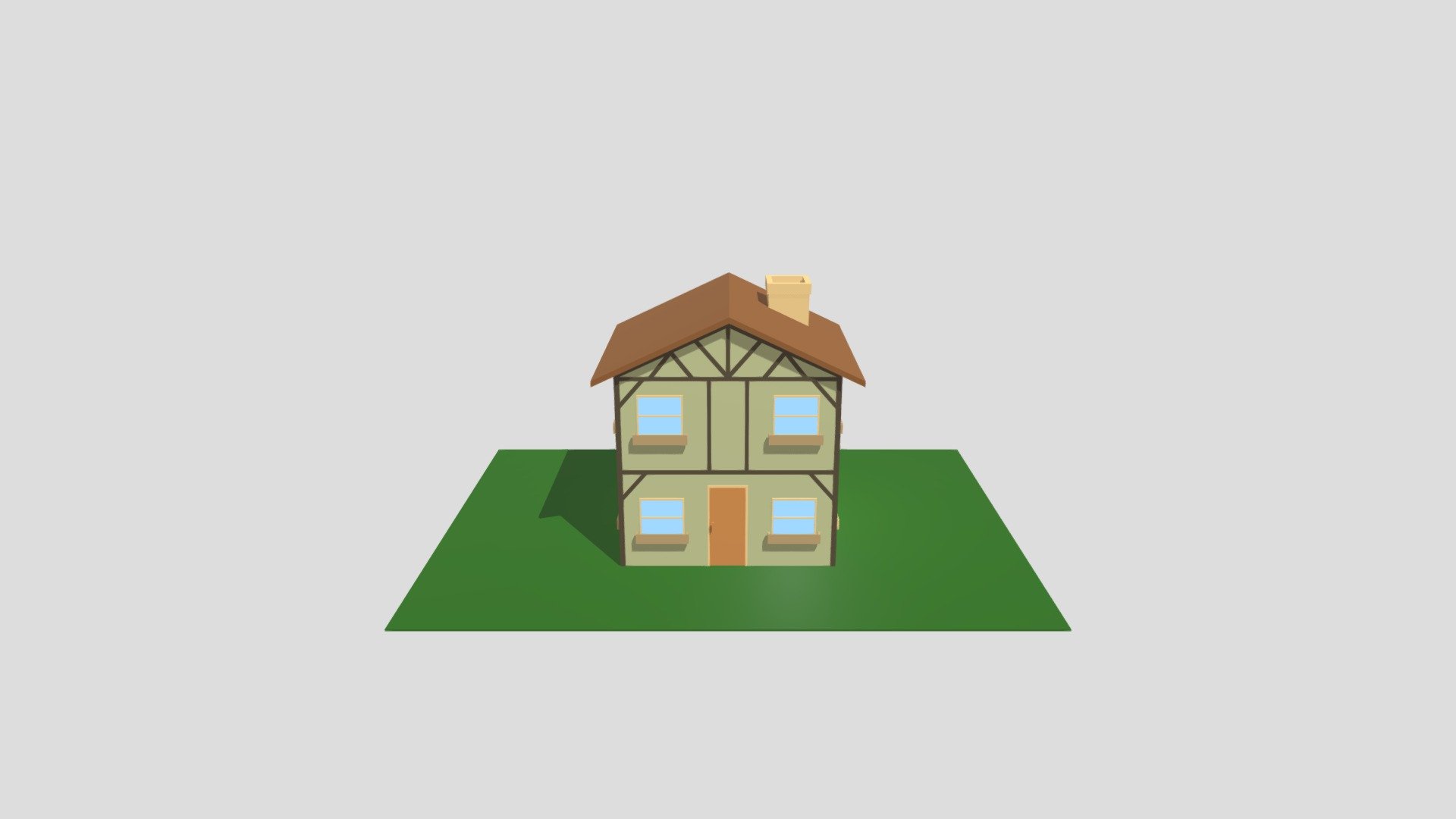 Casa Simples para jogo Unity - Download Free 3D model by Mauricio ...