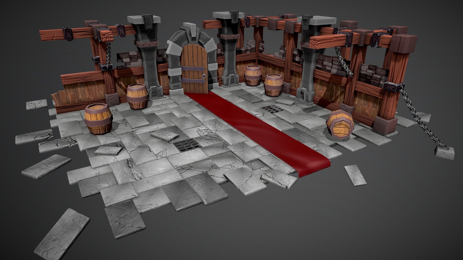 "Dungeon" - 3D model by Lorensdarabia [4340cbf] - Sketchfab