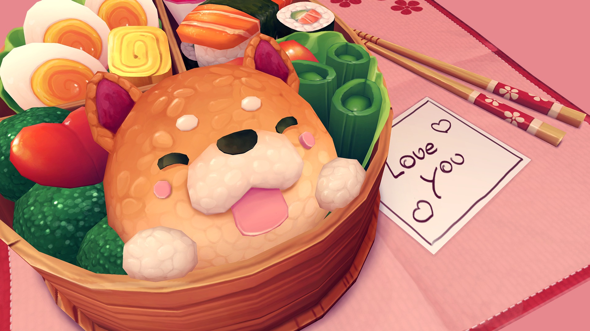 Bento for my sweetheart - 3D model by blueberry.stars (@dennys.verrino ...