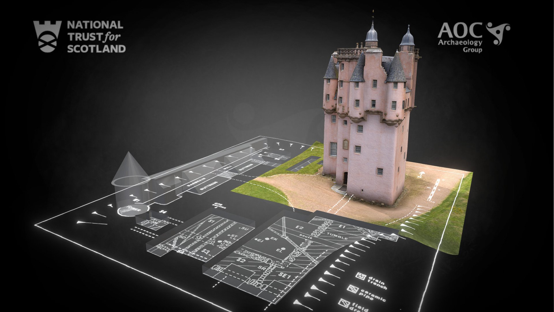 Craigievar Castle - Archaeology - 3D model by AOC Archaeology Group ...
