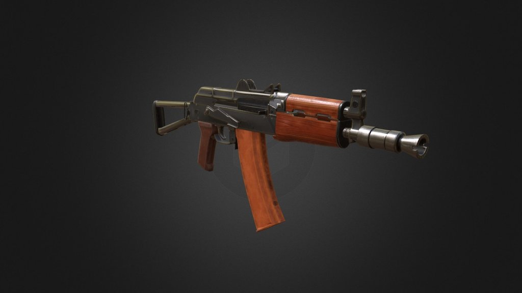 AK-74U v2 - Download Free 3D model by alpenfant [4343479] - Sketchfab