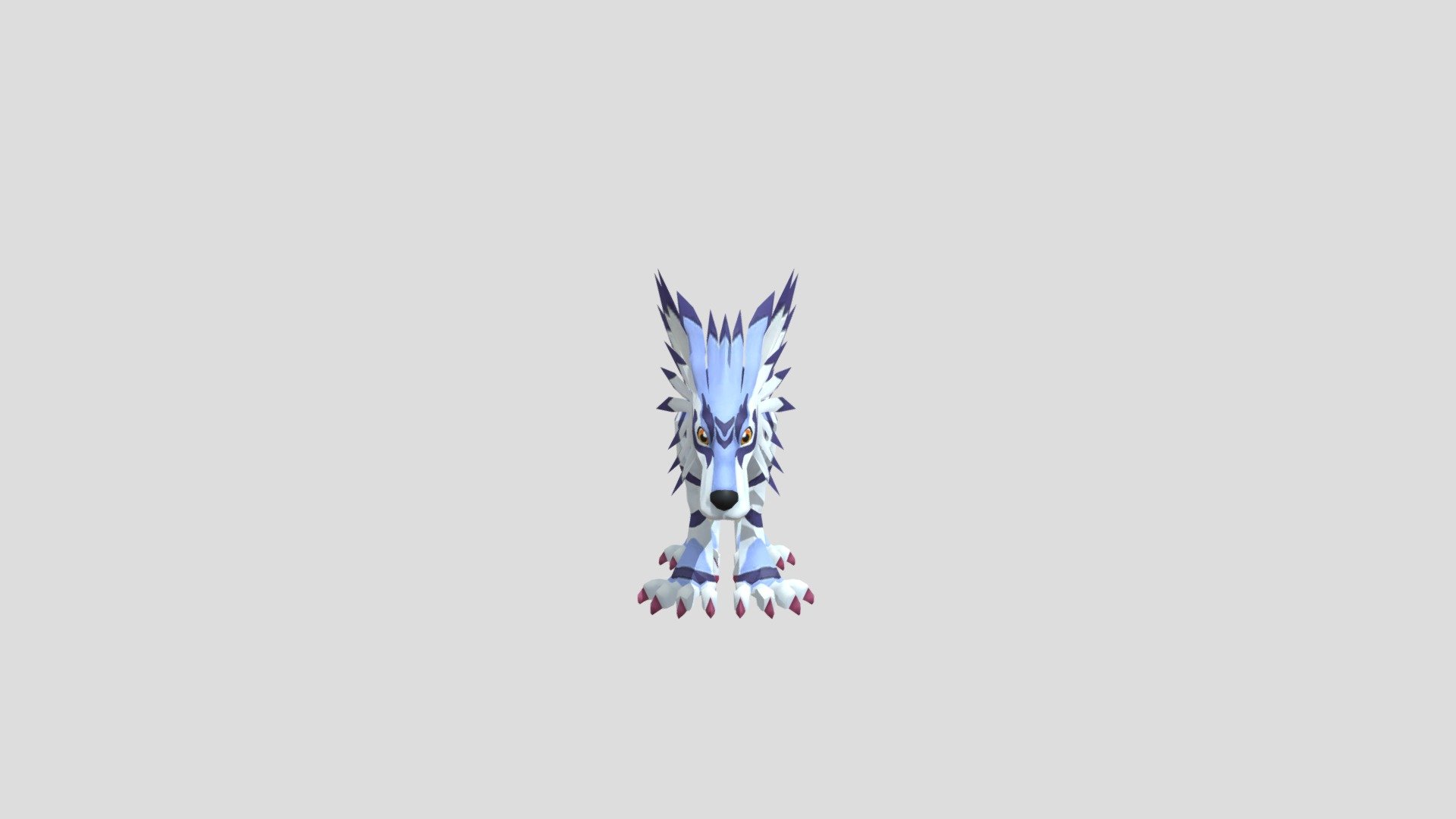 Digimon Masters - Garurumon - Download Free 3D model by donmcdonough ...