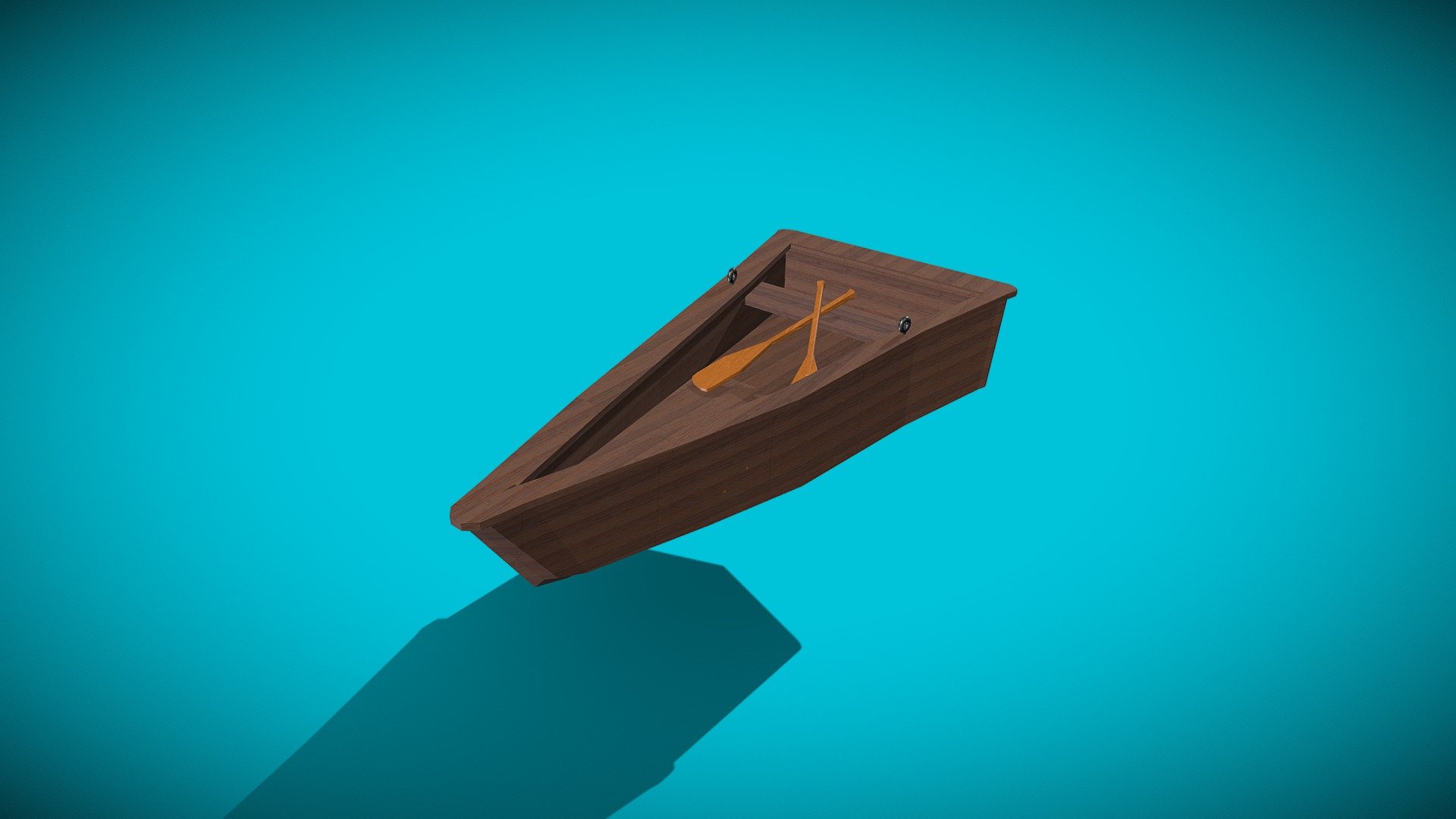 Simple Rowing Boat - 3D model by RyanBlack [4347f22] - Sketchfab