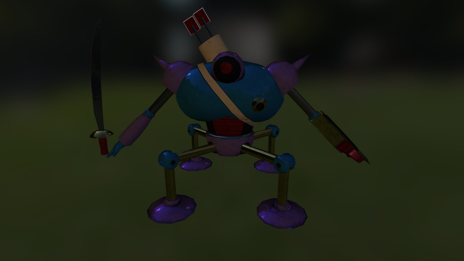 Killing Machine - 3D model by blackmagav [4348a55] - Sketchfab