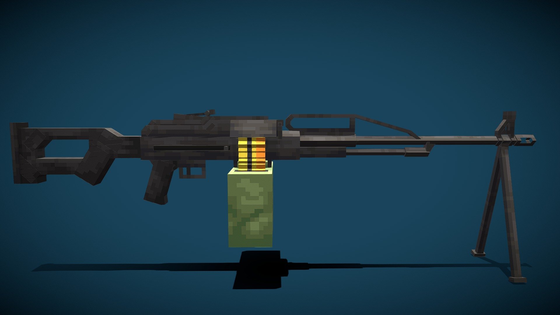 Pkp pecheneg low poly - 3D model by MMecha [434a82d] - Sketchfab