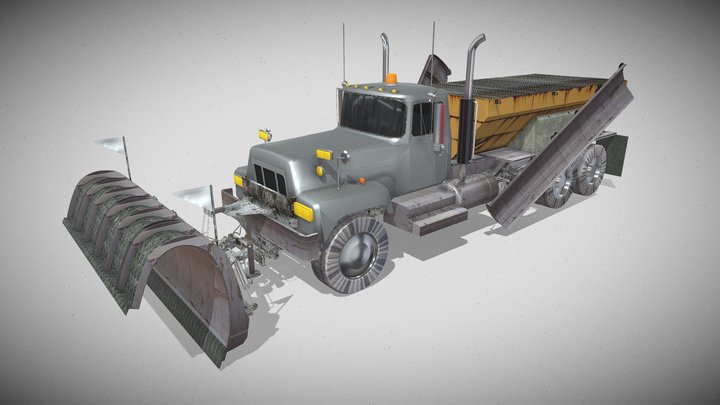 Snowplow 3D models - Sketchfab