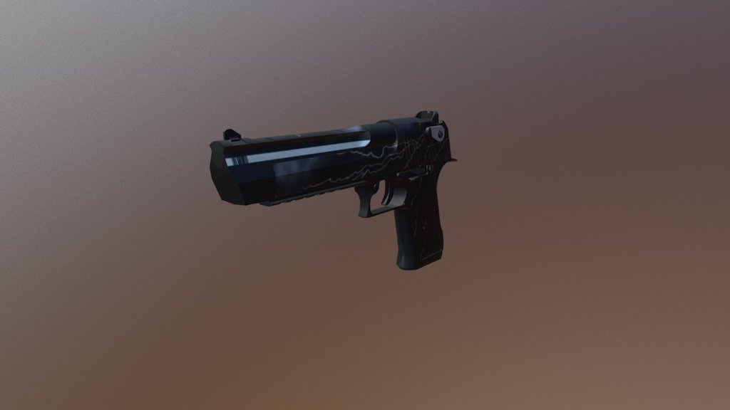 Deagle Lightning - 3D model by CynicalArt [434bd3e] - Sketchfab