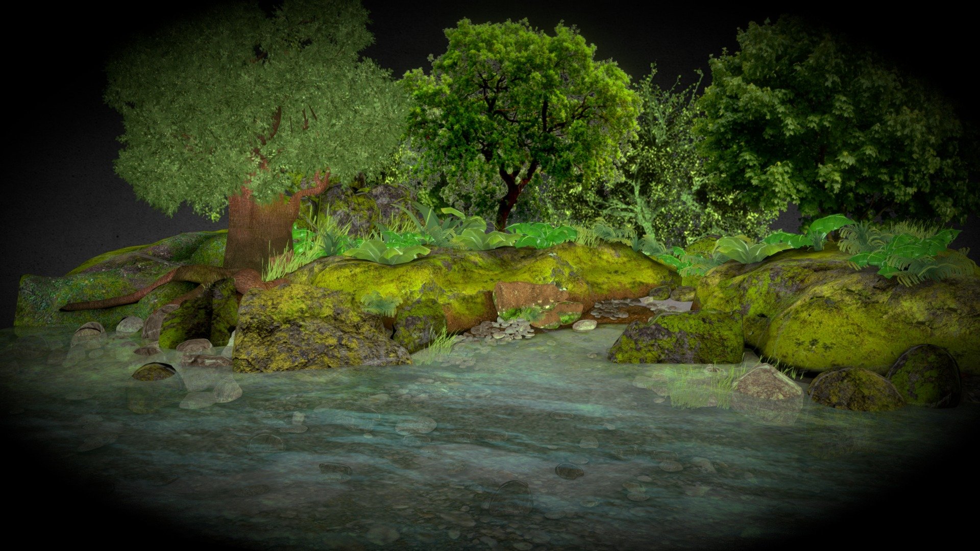 Pond_Side - 3D model by Ravi Vishwakarma (@ravi290) [434bf90] - Sketchfab