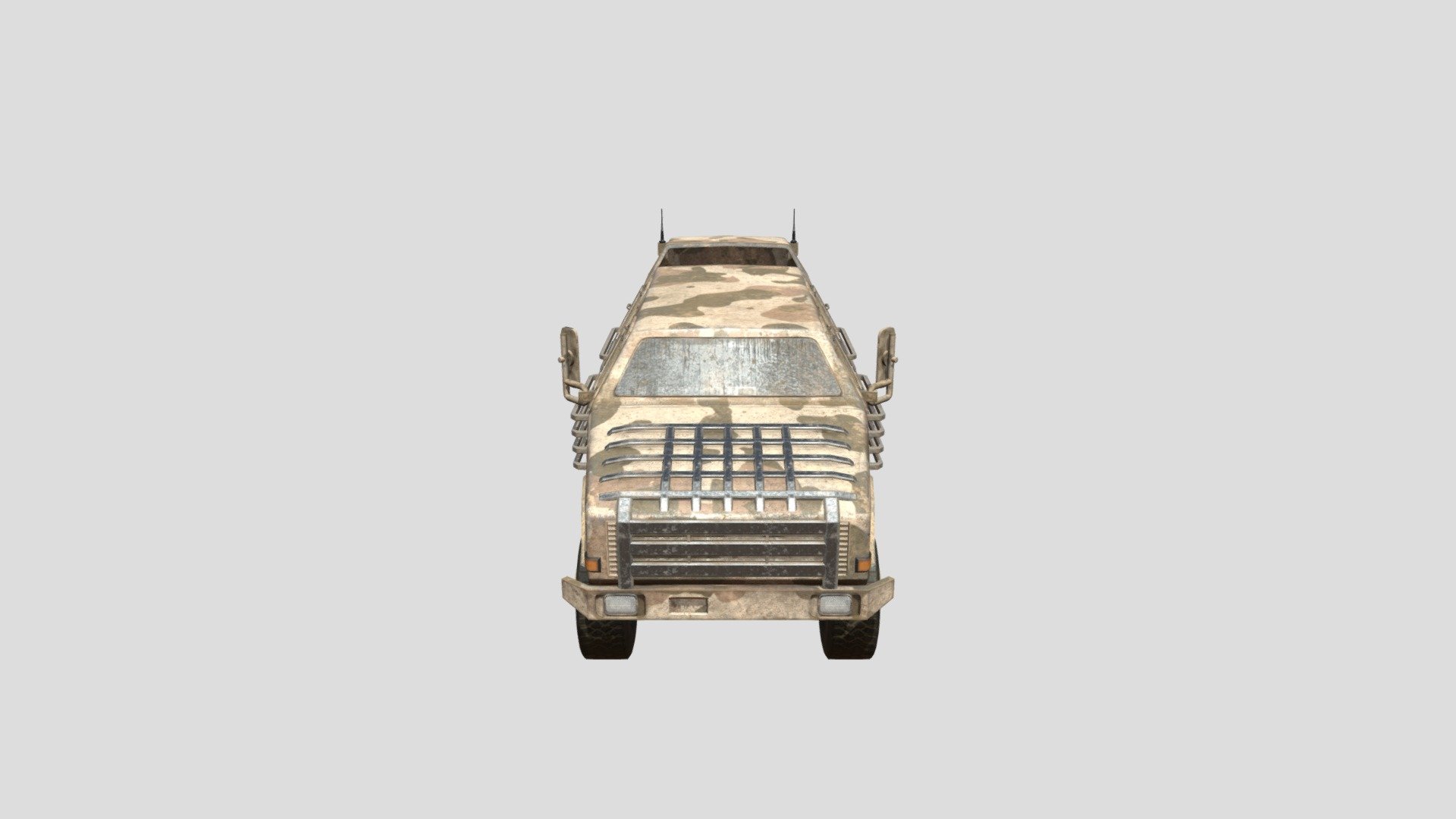Heavy Vehicle (ATF Dingo Based) - 3D model by BenDodd [434d230] - Sketchfab