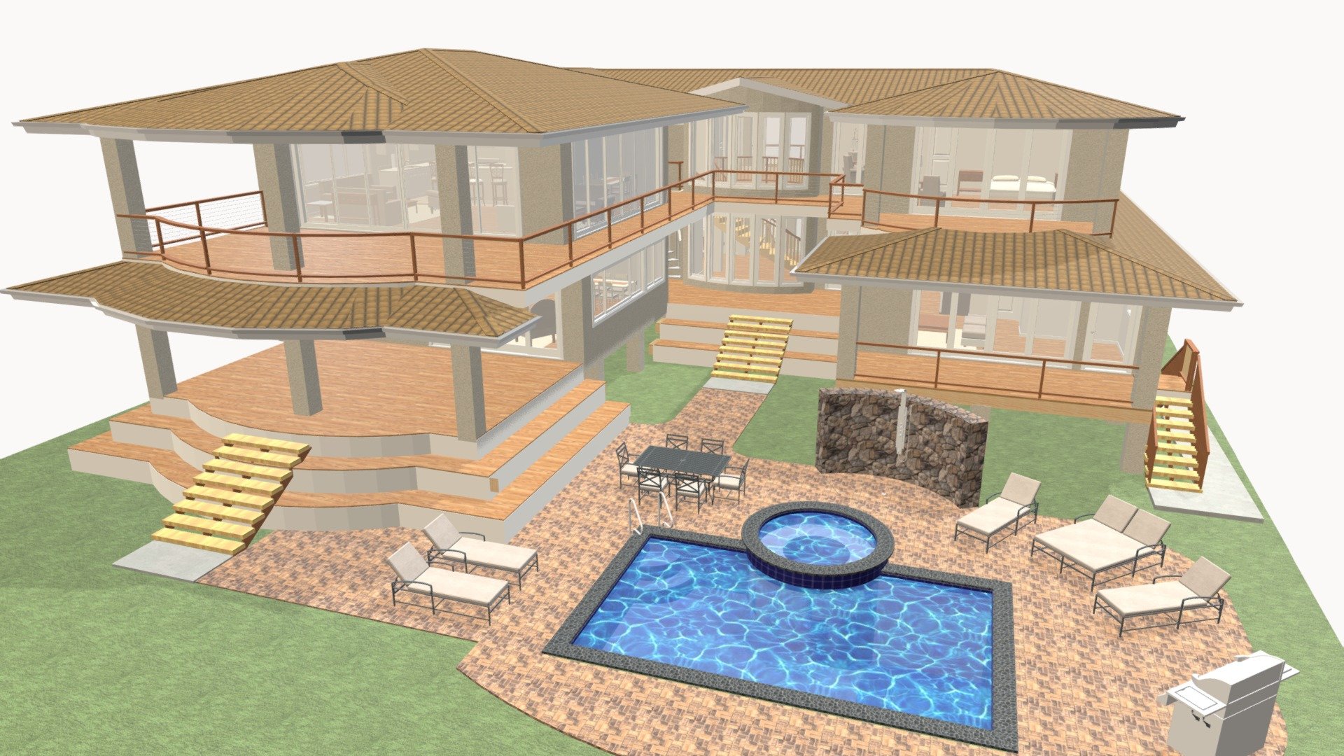 E-5 Harmanis PLAN 5 - 3D model by Pro Draft, Inc. (@prodraft) [434e065 ...