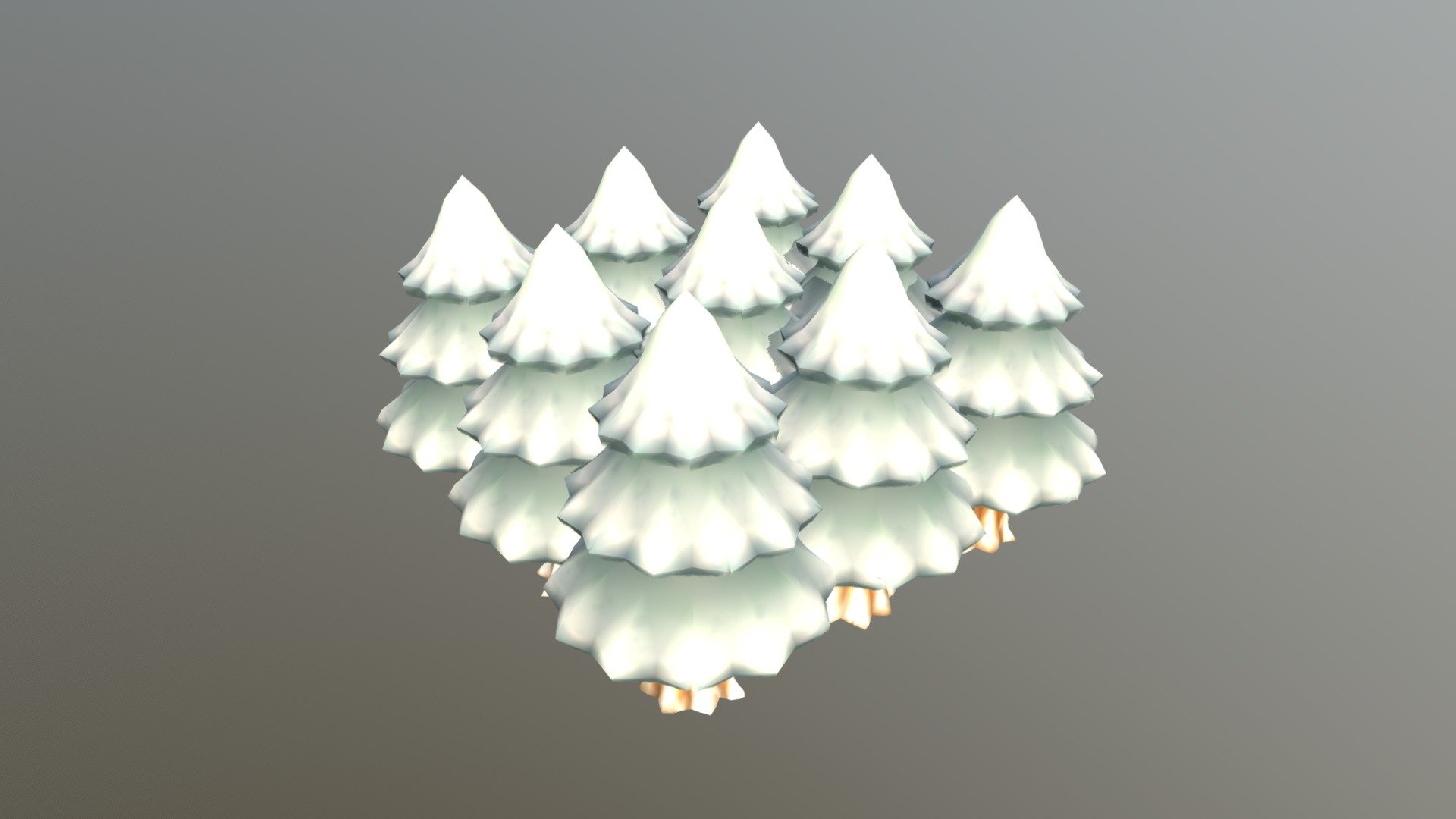 Tree 7 - Snow - 3D model by SmileBoom_SGB [434e23d] - Sketchfab