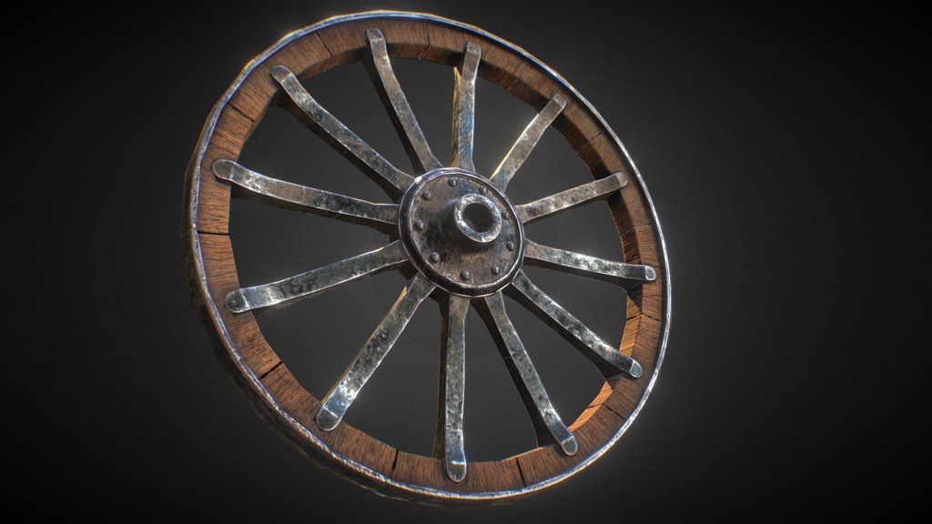 Comm - Cart Wheel prop - 3D model by Svetoslav Tabakov (@gigabait ...