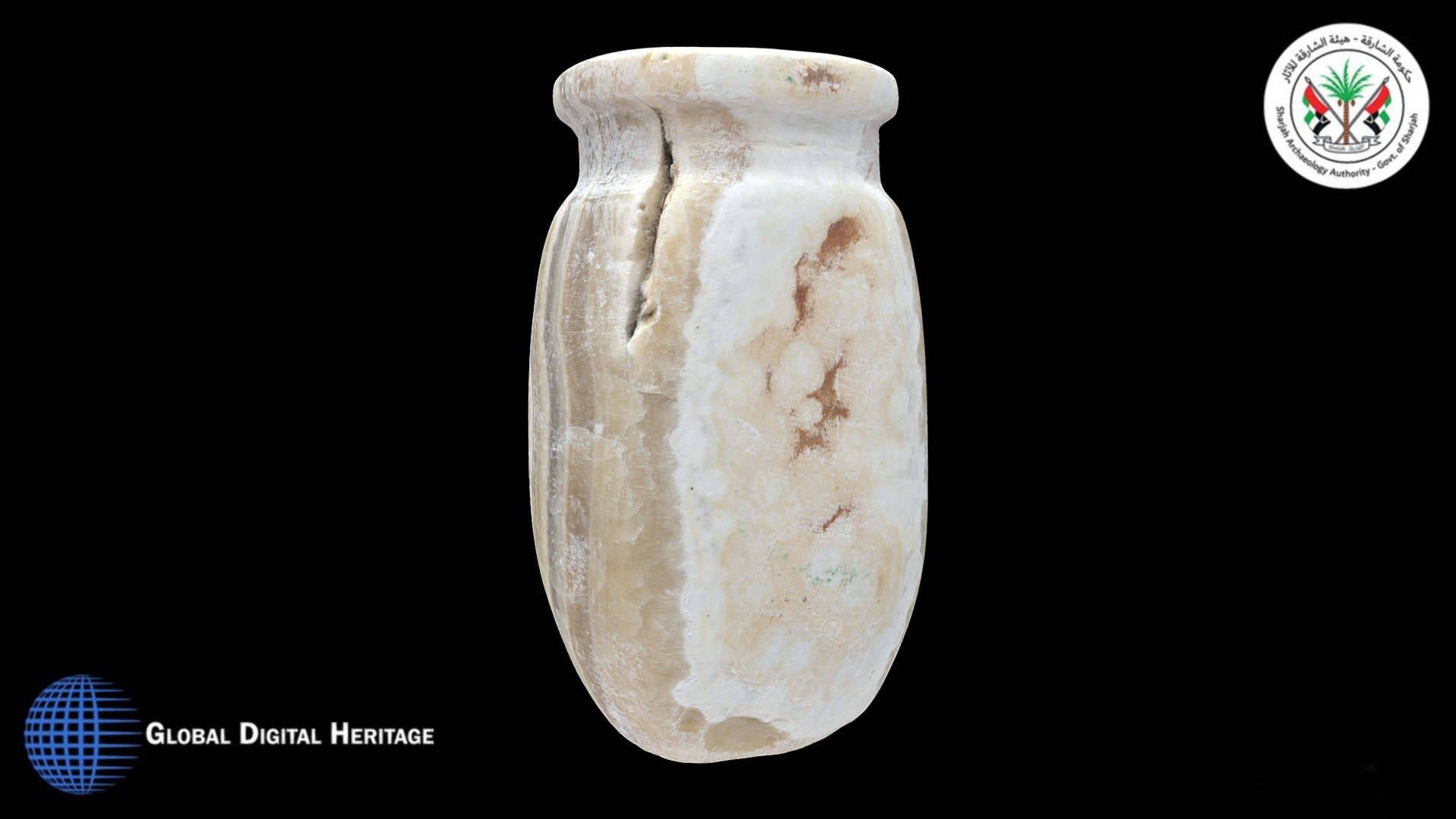 Calcite Vase No. 25, Mleiha, Sharjah, UAE - Download Free 3D model by ...