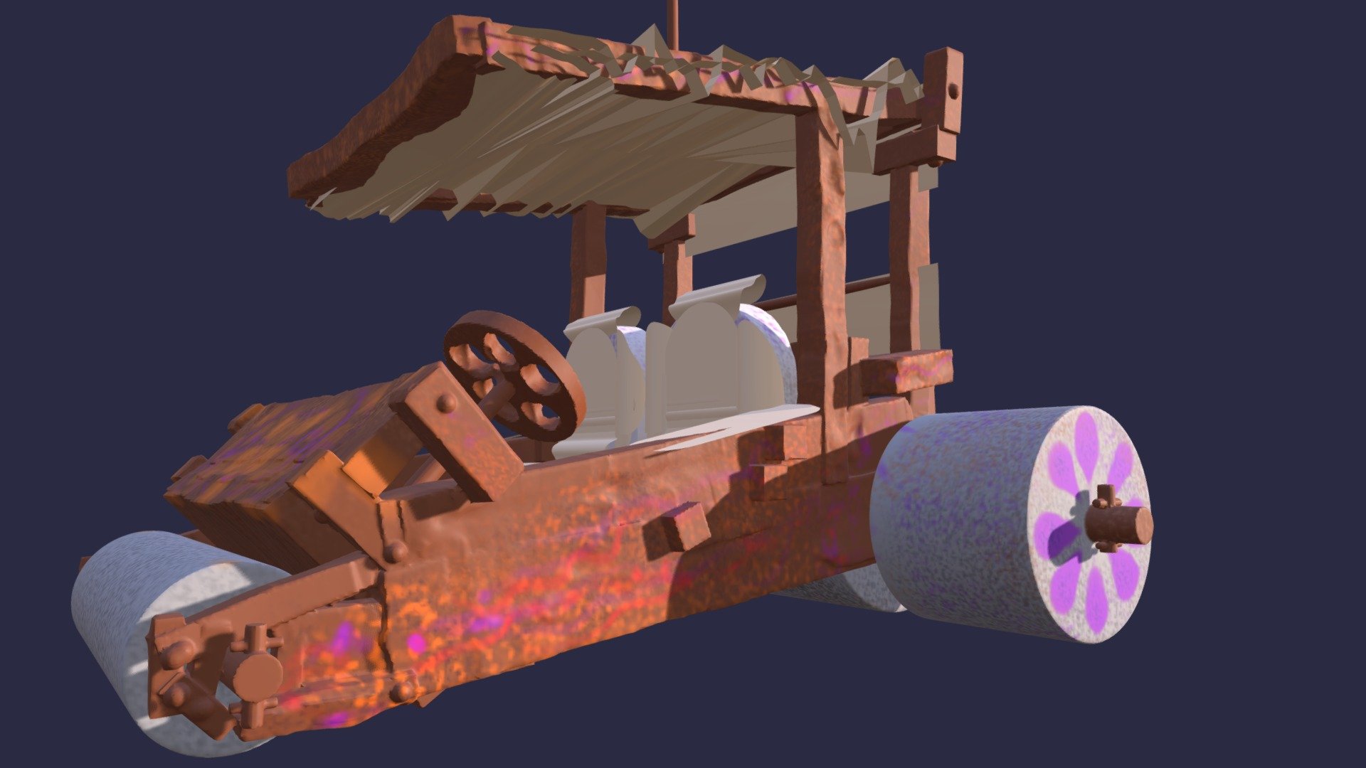 Modern Flintstones Car - Lava - 3D model by LelandGreen [43503c4 ...