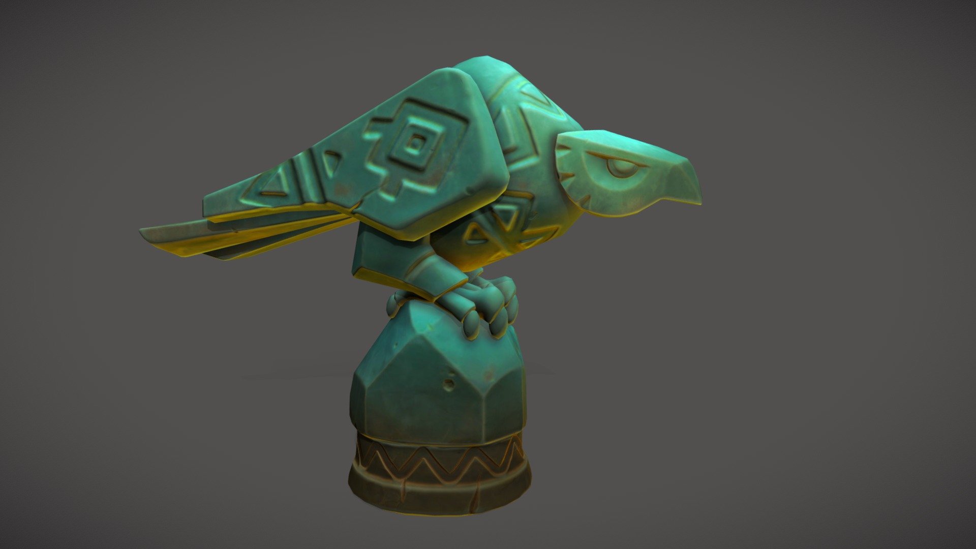 Crow - Stoney Figurine - 3D model by Arcane Owl Studio (@arcaneowl ...