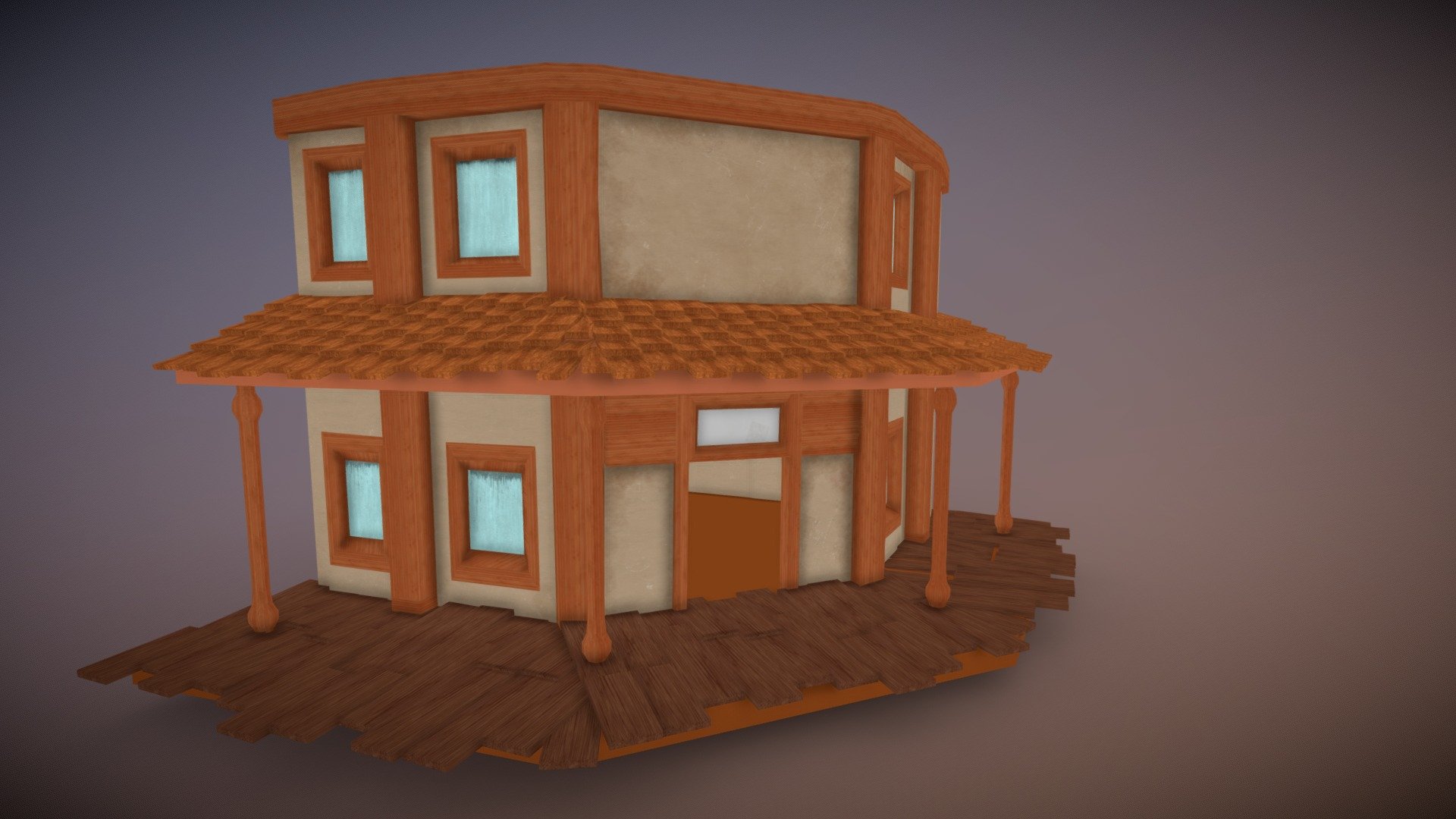 Saloon - Download Free 3D model by alice.duarte13 (@liiceduarte ...
