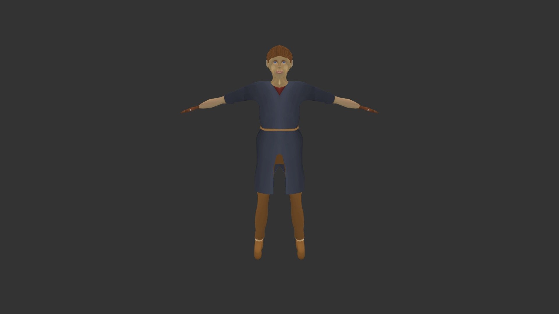 Aaron.R_Week8_Day5_Texturing_A_Human - 3D model by DarkAaron999 ...