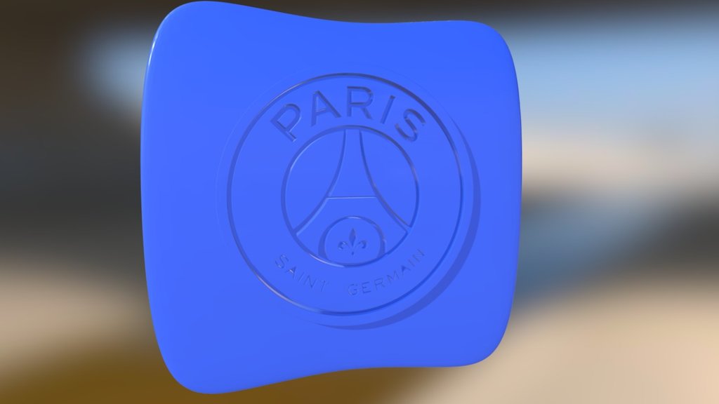 PSG Logo - 3D model by vincent.depussay [4356f76] - Sketchfab
