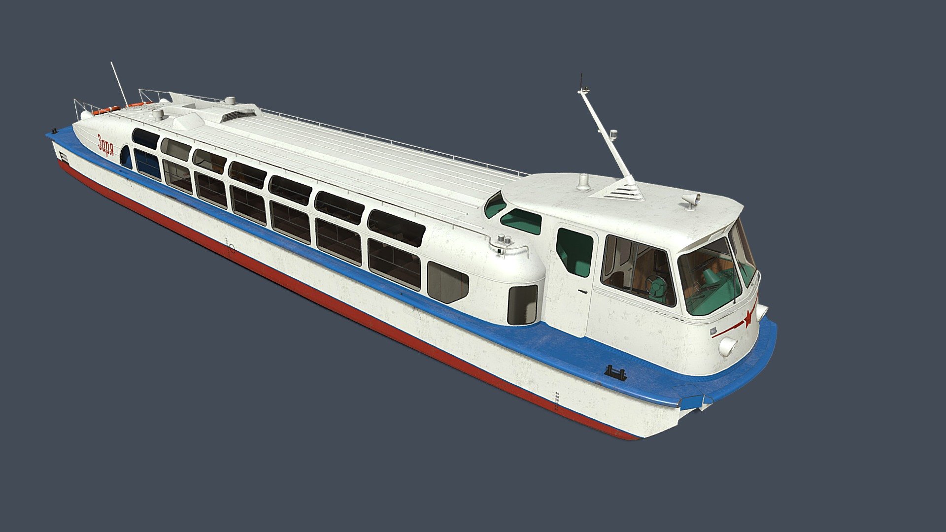 River bus project 946 Zarya - 3D model by Tim Samedov (@citizensnip ...