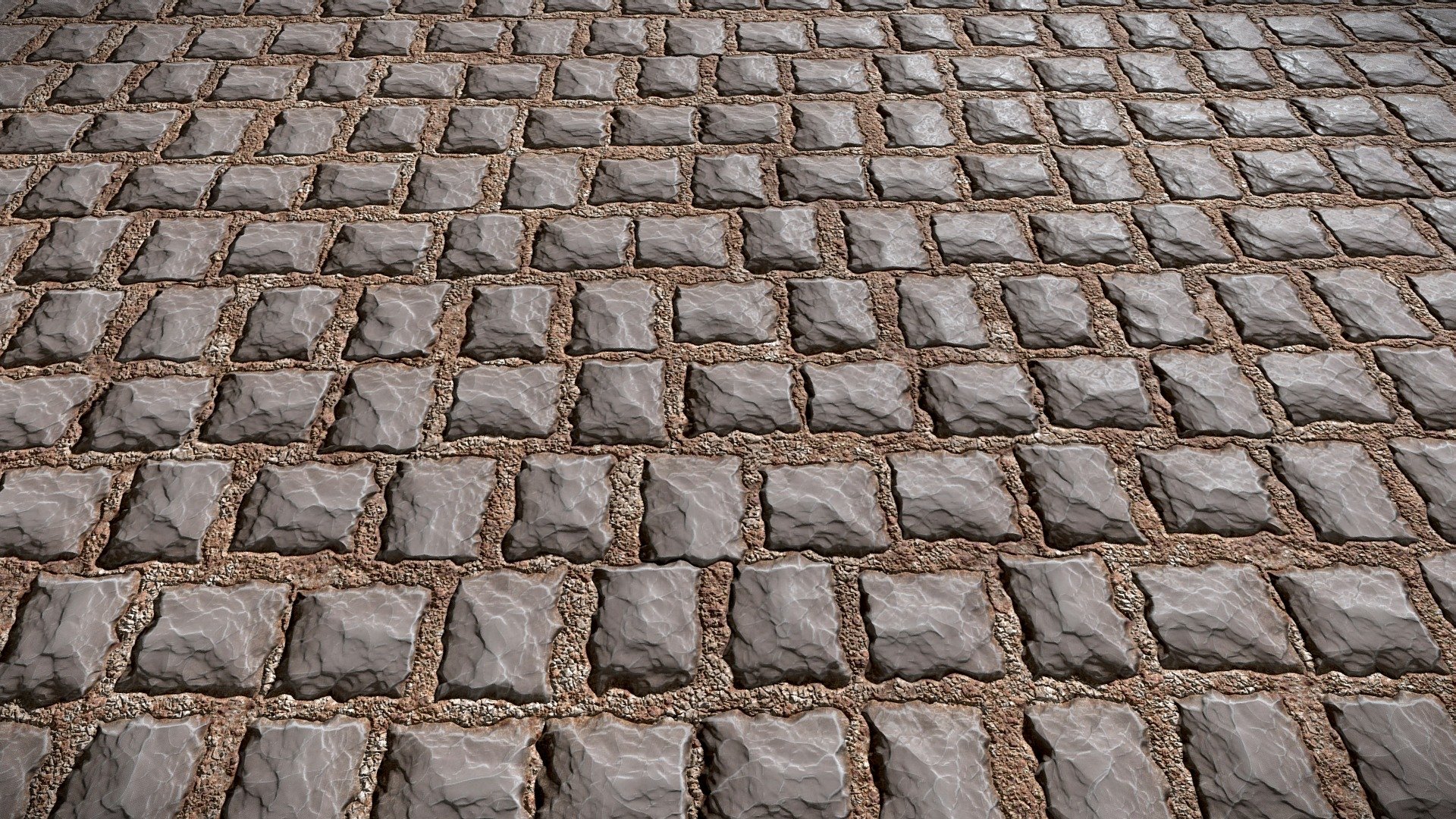 Cobblestone Road - 3D model by Thomas Allen (@AllenThomas) [4358e4f ...