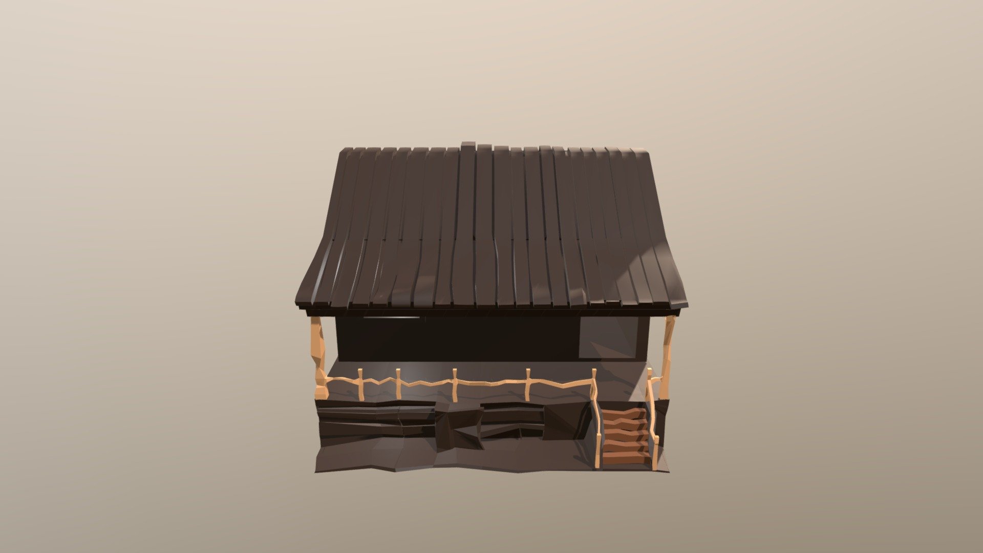 Cottage - 3D model by BirbDev [4359430] - Sketchfab