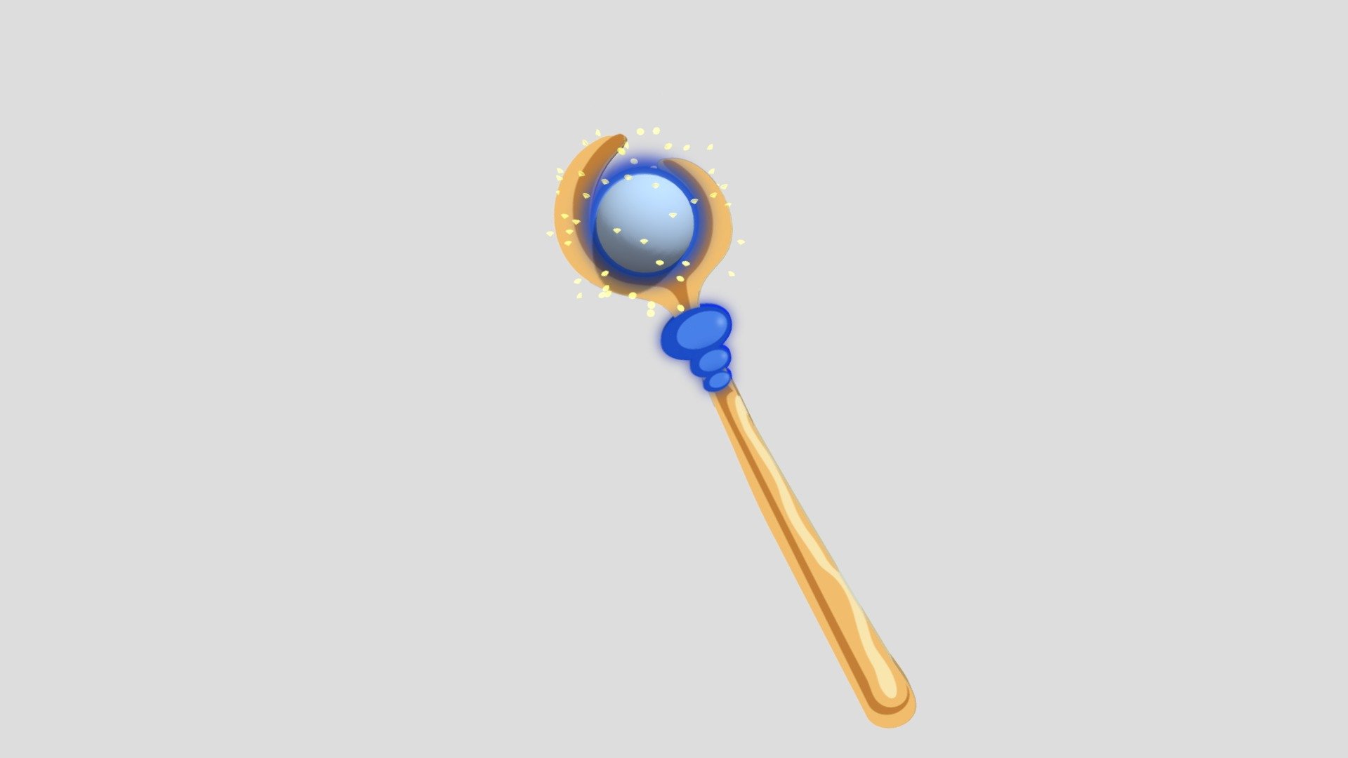 LMD Diamond Sparkle Wand ode to WizardCon - Download Free 3D model by ...