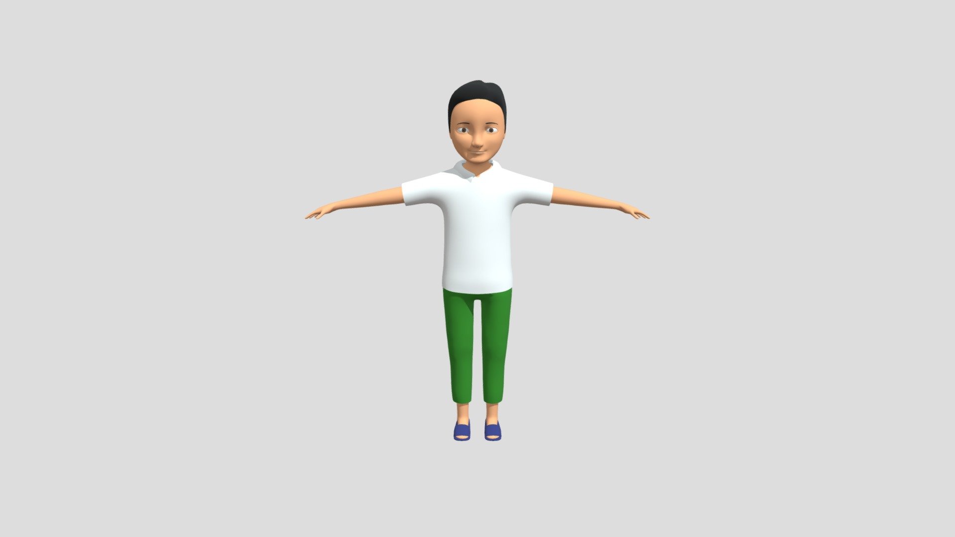 3D Model of a Boy - 3D model by Devang101 [435b256] - Sketchfab