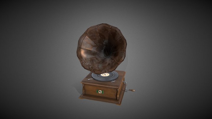 Phonograph 3D models - Sketchfab