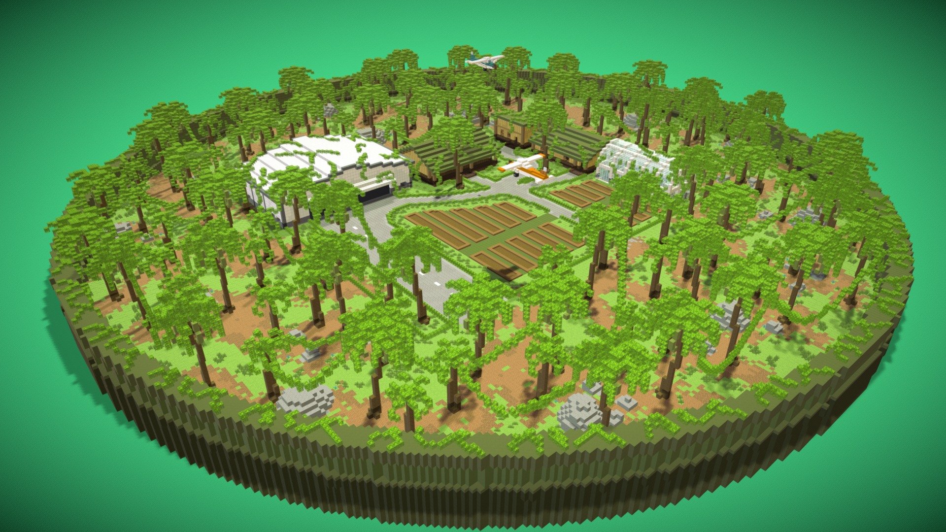 Jungle - 3D model by alejandro2335 [435c69d] - Sketchfab