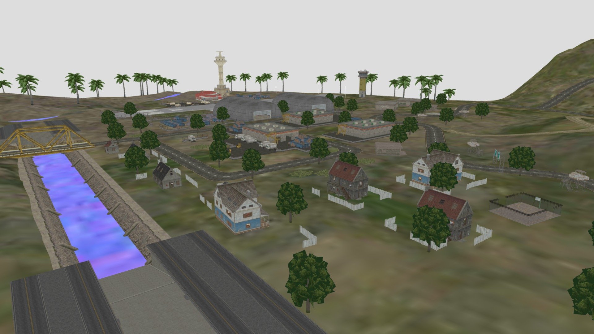 Free Fire Hangar 3D Model OBJ - 3D model by TeamYeasin. [435e504 ...