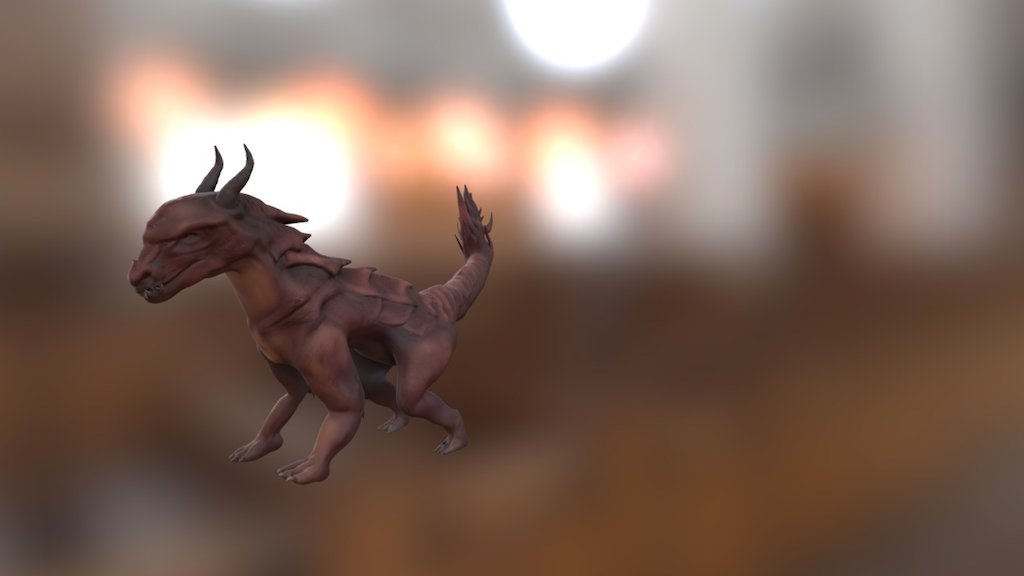 Dogon (Dragon Dog) - 3D model by lacey_lansaw [435e7af] - Sketchfab