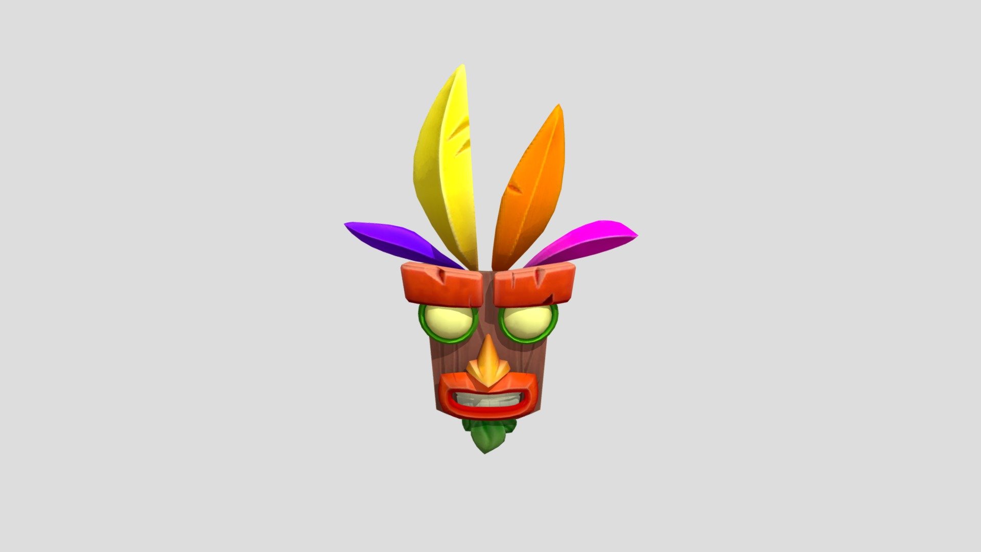 Aku-Aku - Download Free 3D model by jaayyykoub12 [435e8a8] - Sketchfab