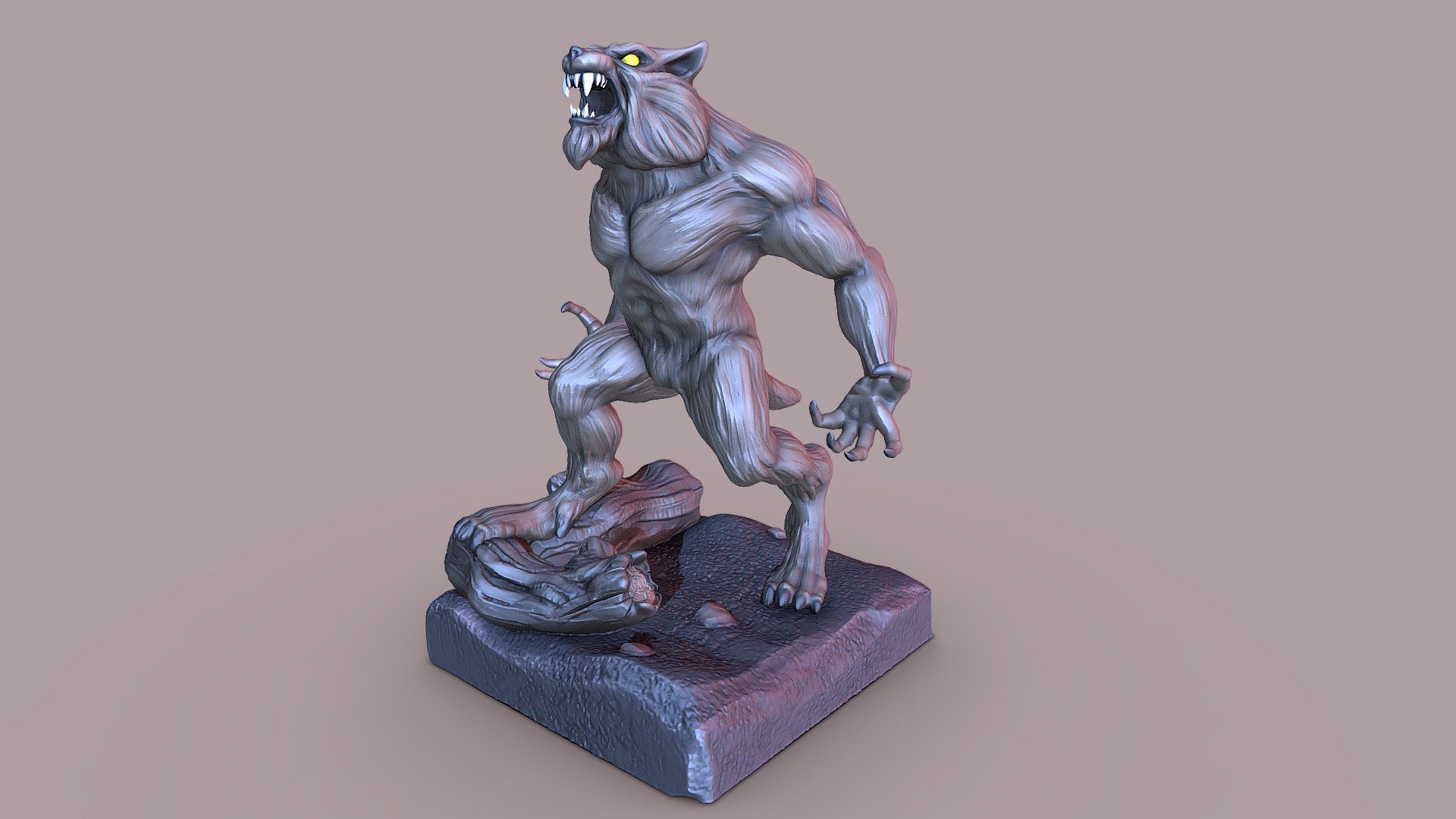Werewolf - 3D model by Thomas.Day [435e943] - Sketchfab