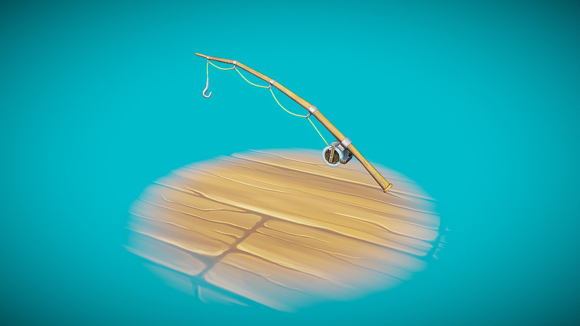 Stylized fishing rod - Buy Royalty Free 3D model by Lisnik234 [435f413 ...