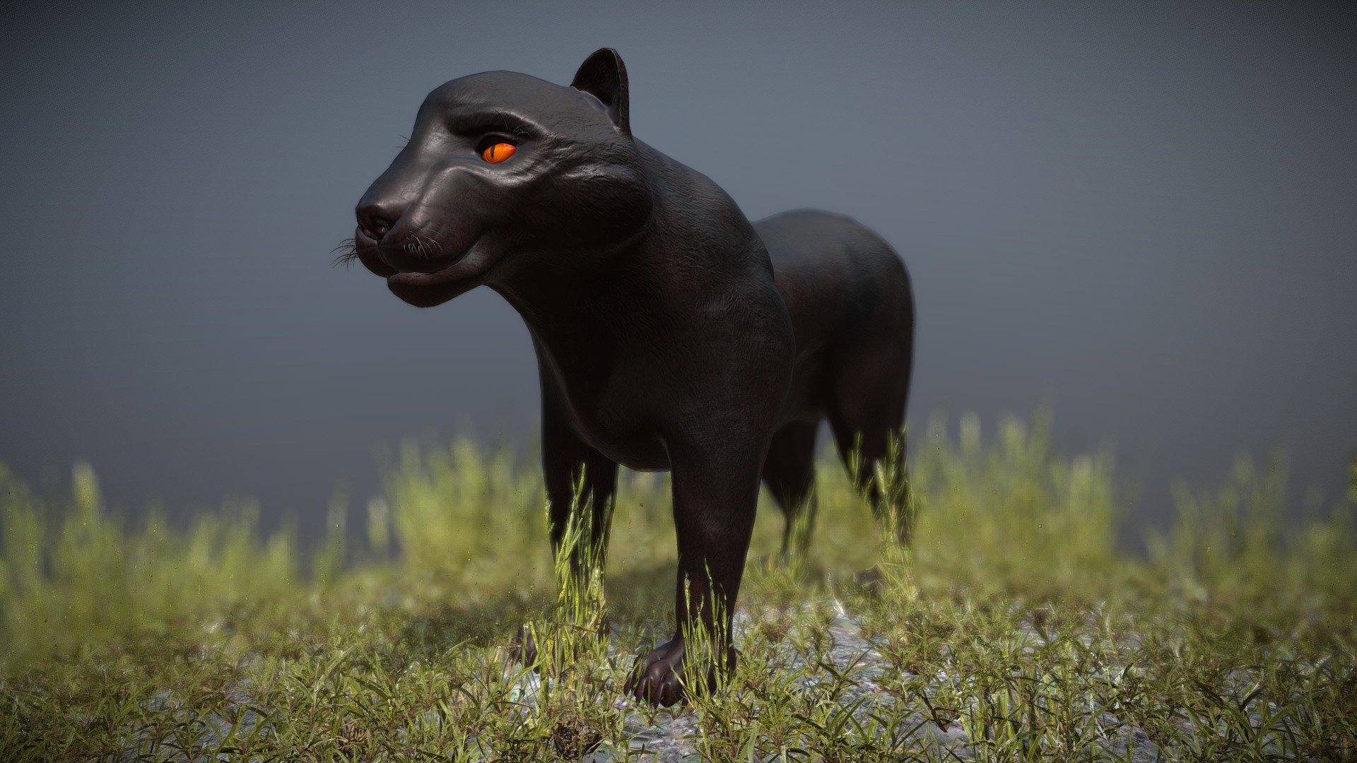 Black panter - 3D model by Polymount (@soni.ravi206) [4360ca0] - Sketchfab