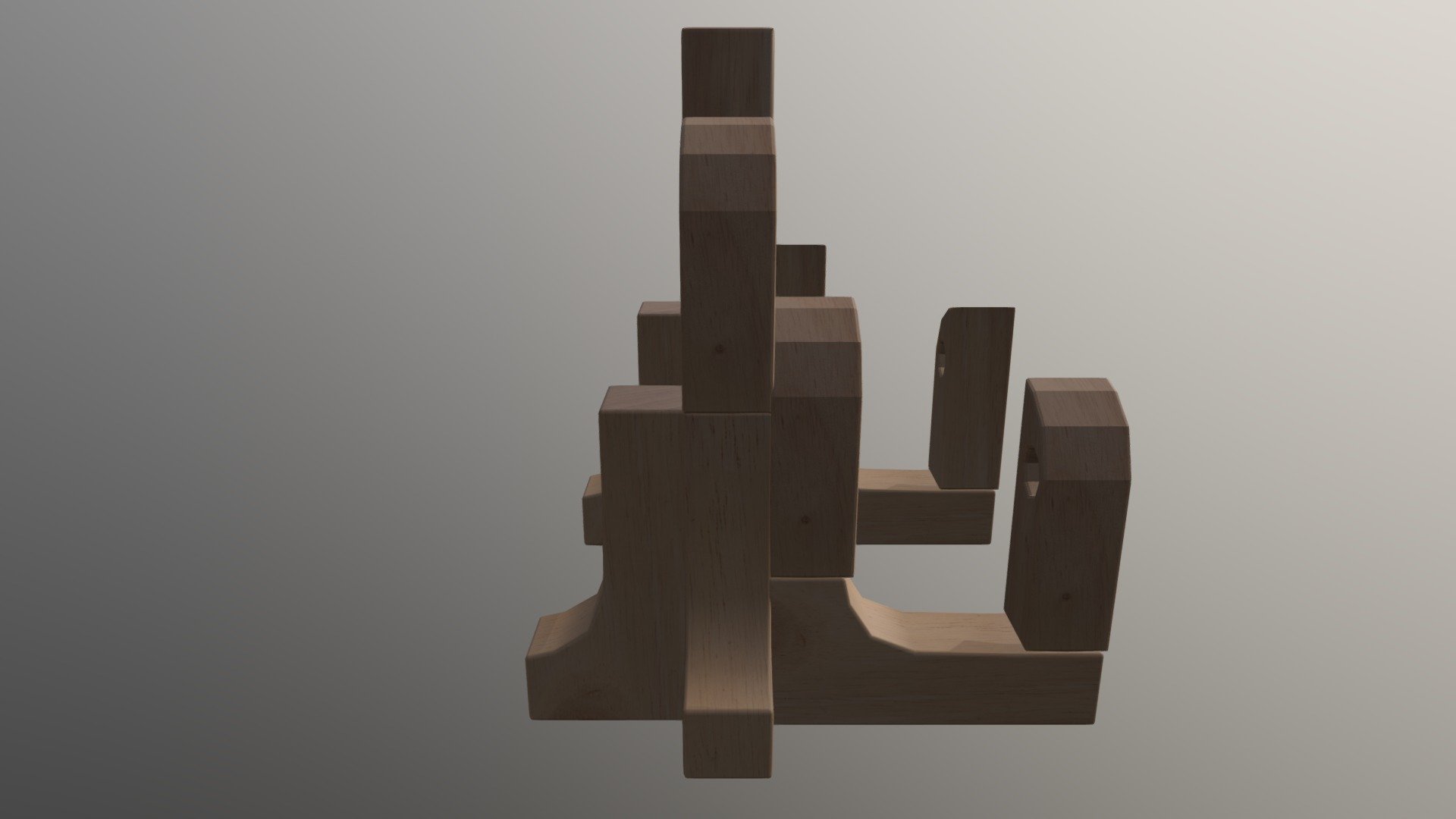 Curved Unit Blocks: The Front Gate - 3D model by sschiffer (@blingner ...