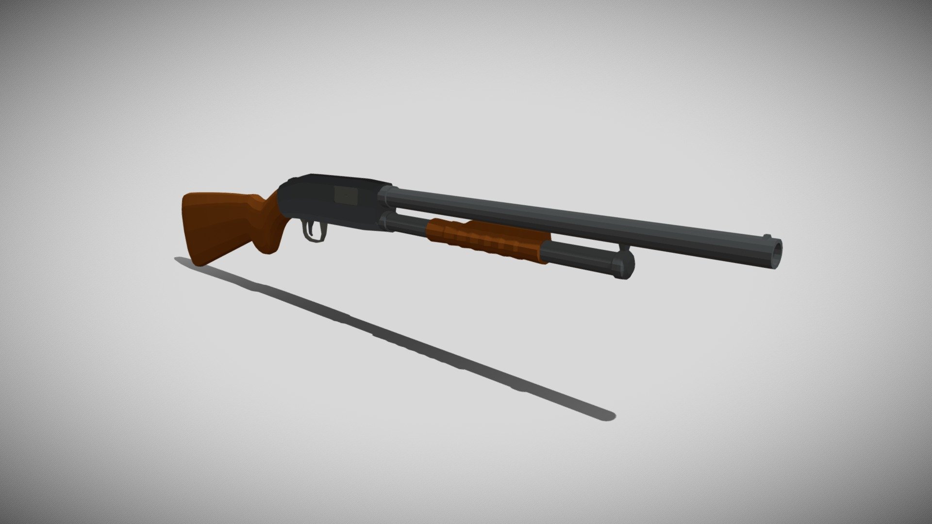 low poly Shotgun - Download Free 3D model by SLAVNa [43639fa] - Sketchfab