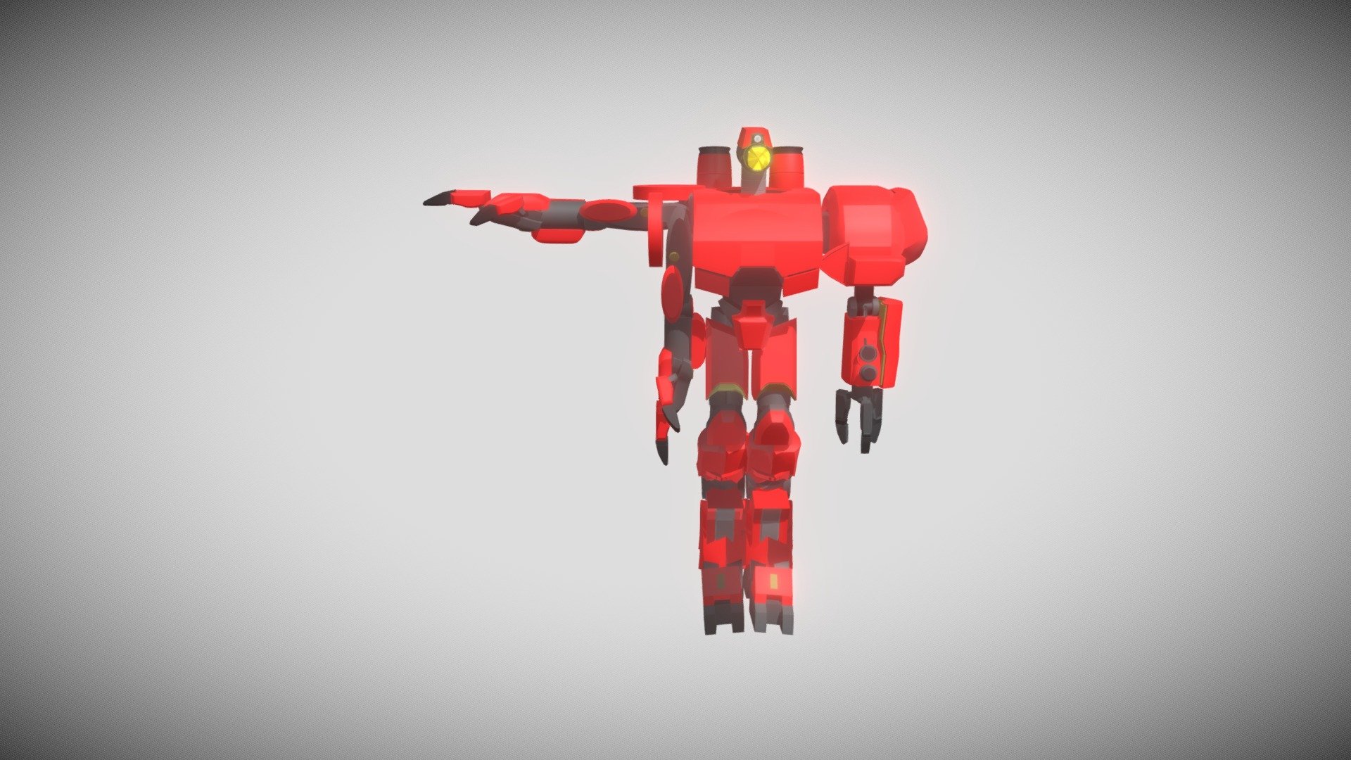 Crimson Typhoon Low Poly No Rigged Fbx Download Free 3d Model By