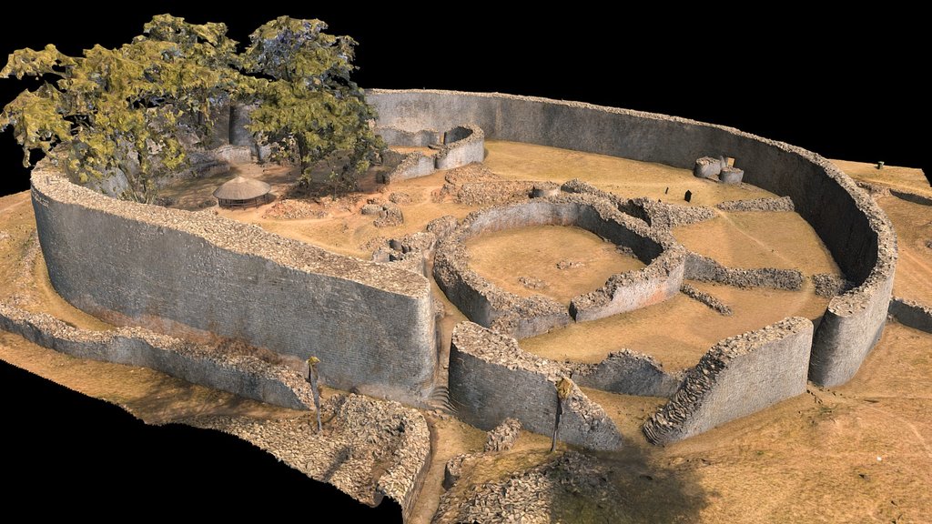 Great Zimbabwe - Zimbabwe - A 3D model collection by Zamani Project-UCT ...