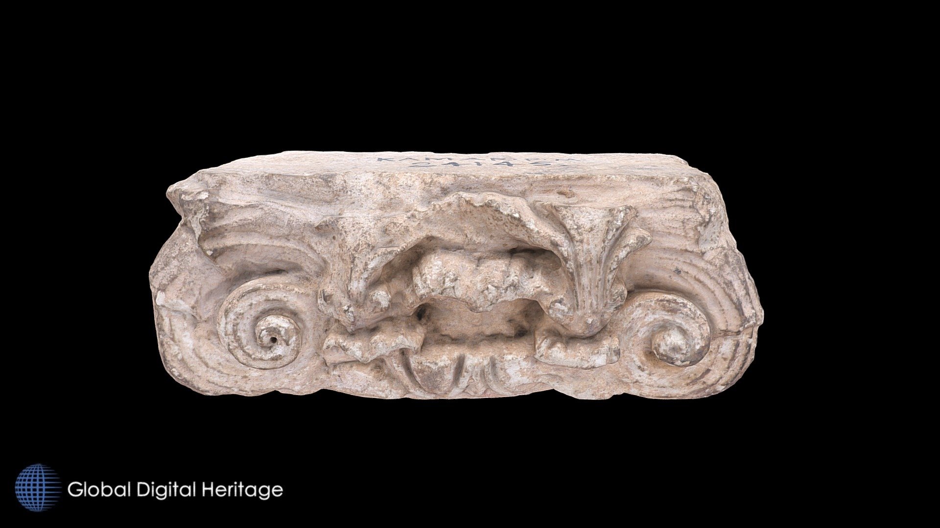 Volute capital with acanthus leaves, Camarina - Download Free 3D model ...