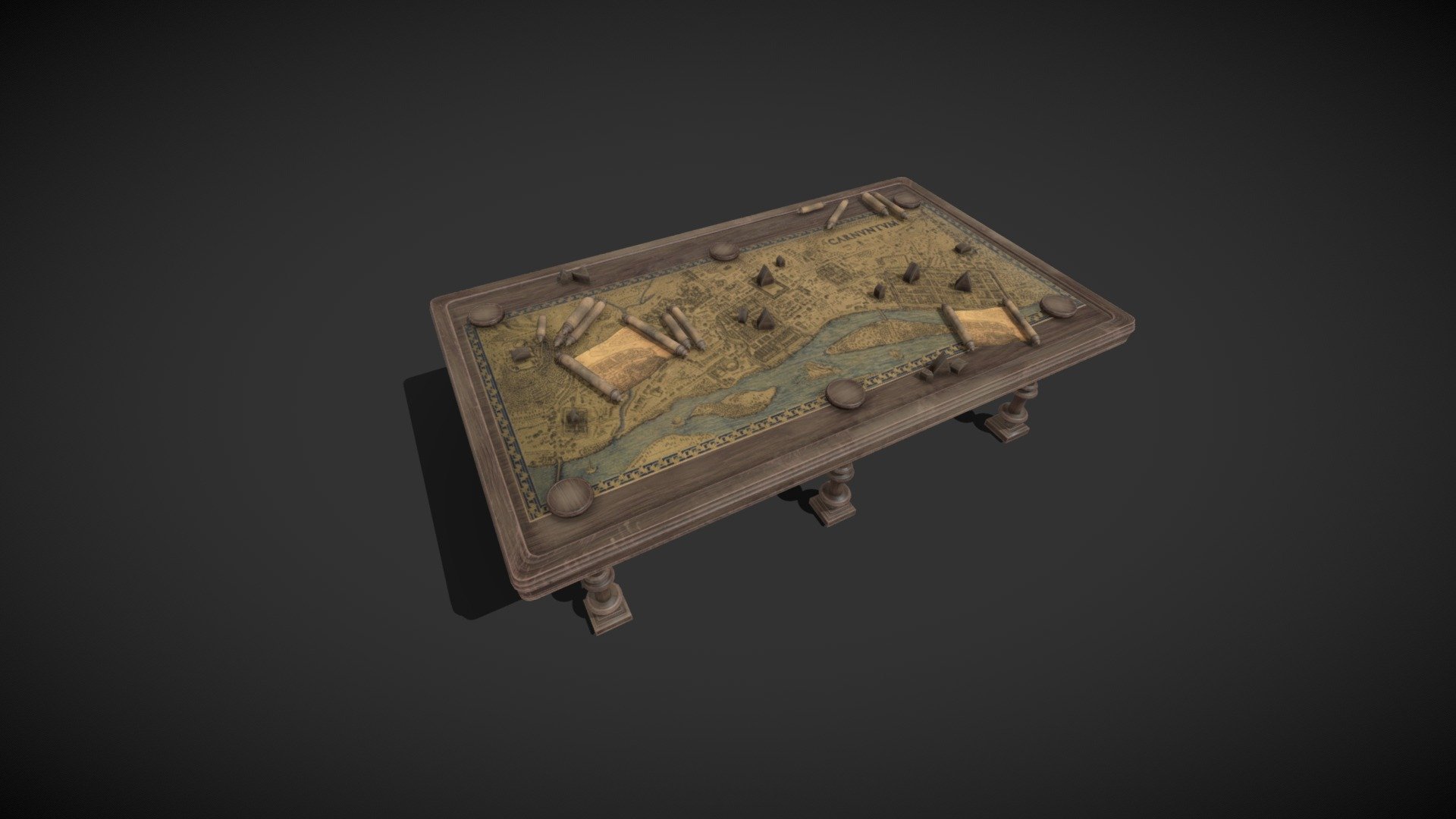 Roman Military Wartable - Download Free 3D model by Truogannn [436a34c ...