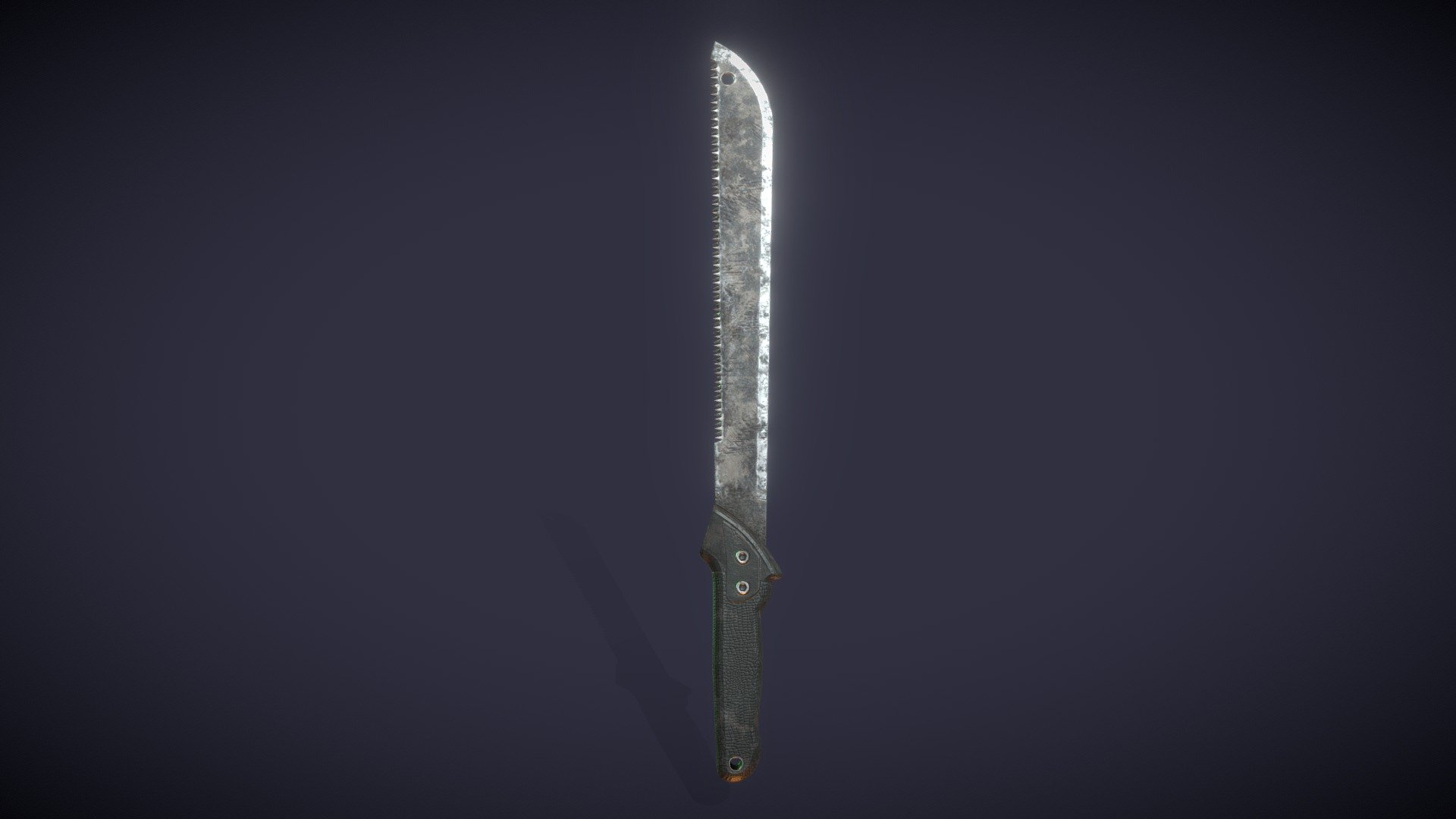 Melee Apocalypse Weapons: Combat Machete - 3D model by Hitoshi Matsui ...
