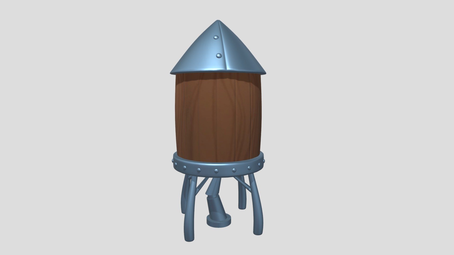 Rooftop Water Tank - Download Free 3D model by 321Blender [436cc46 ...