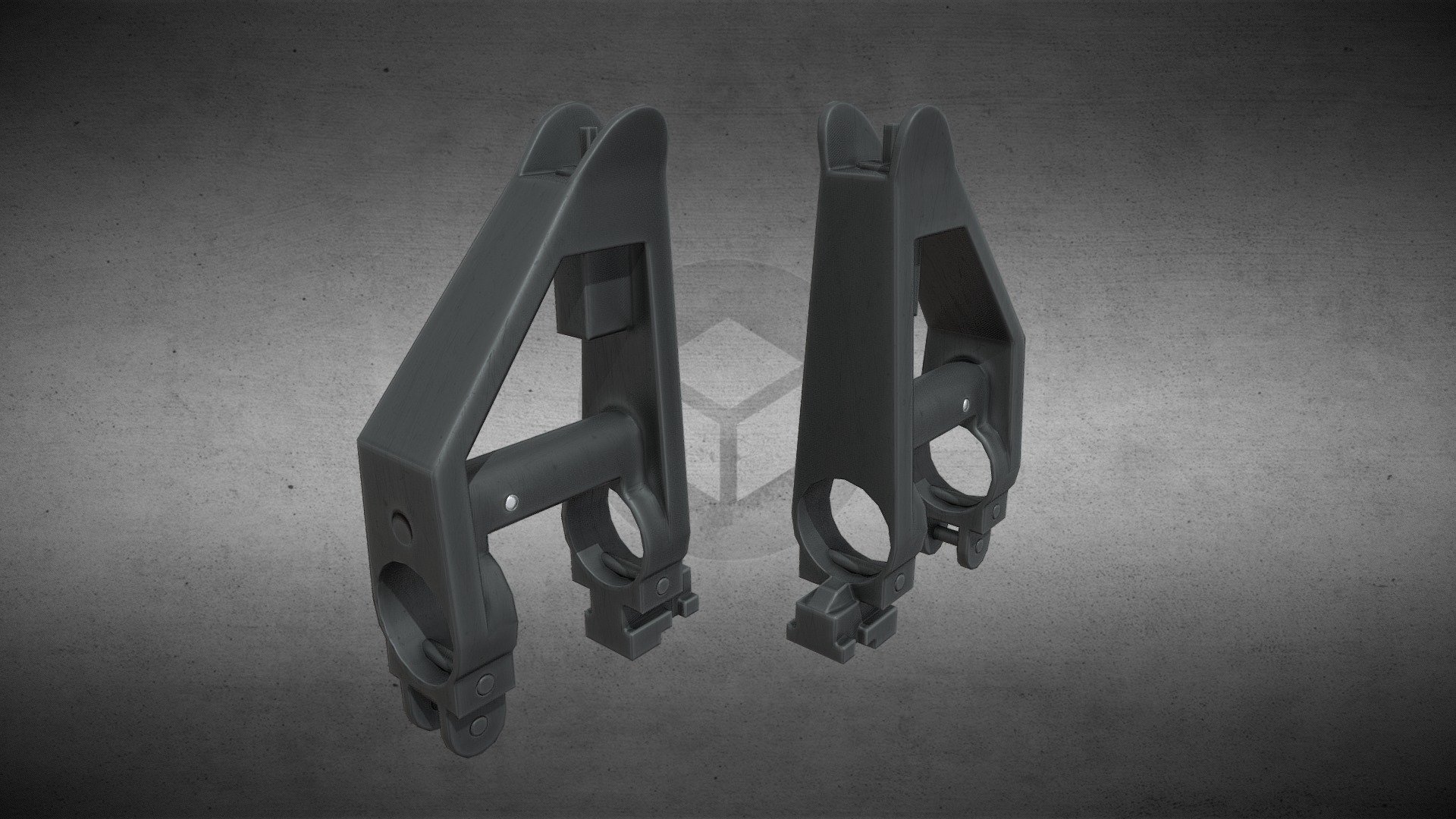 Ar 15 A2 Gas Block 3d Model By Bayernmaik [436d638] Sketchfab